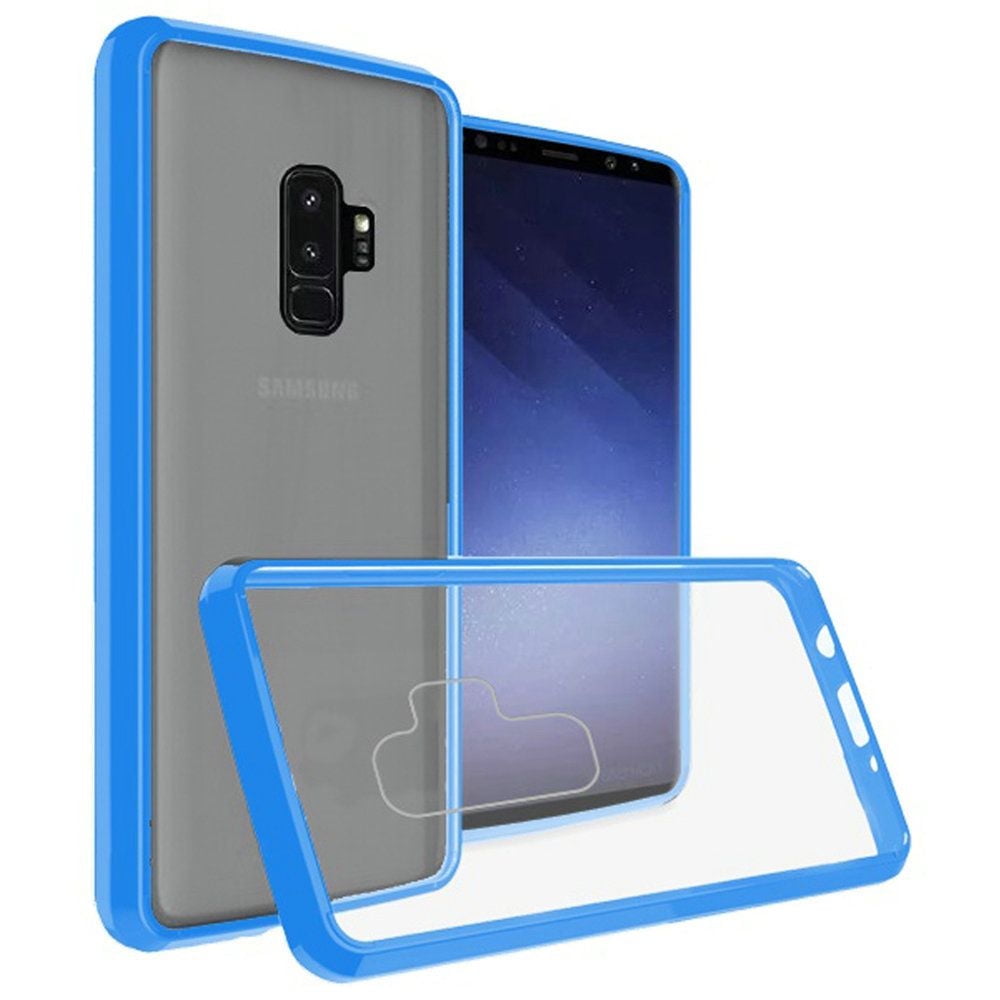 GSA Transparent Bumper Case for Samsung Galaxy S9 Plus Clear/Blue ...