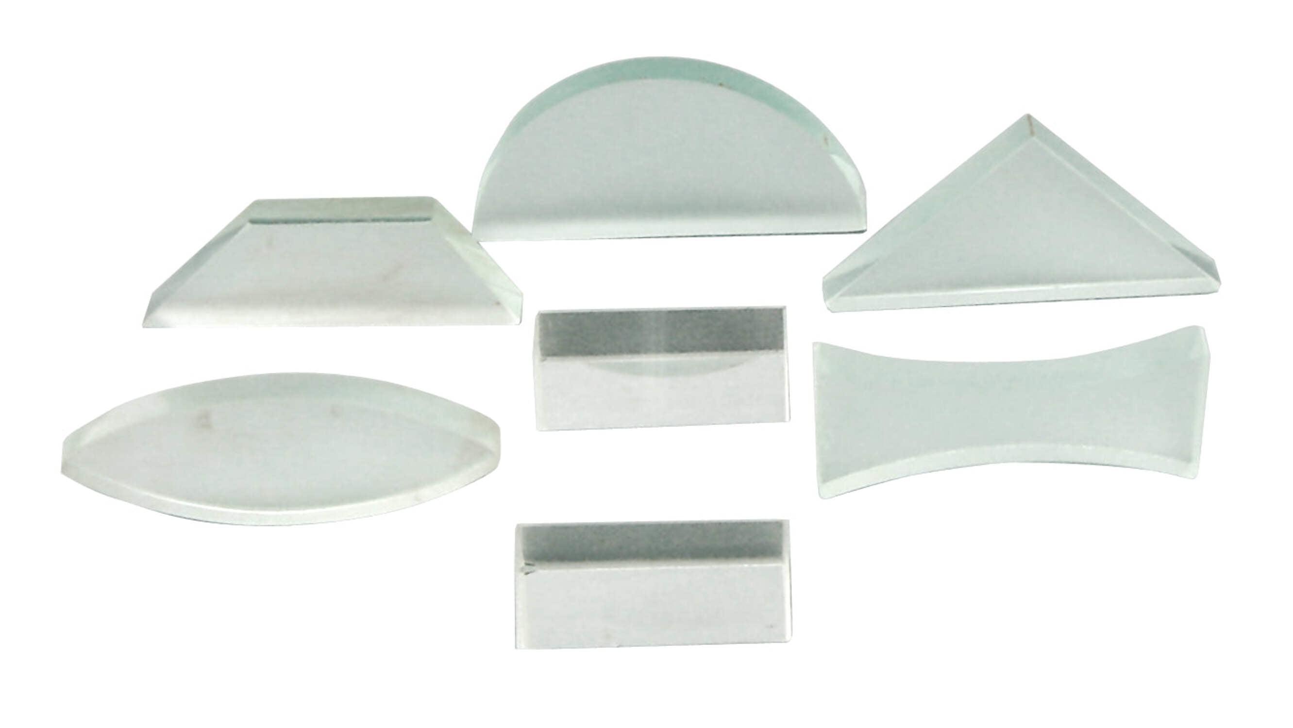 Lens and Prism Set, Acrylic 7 Piece Set by Go Science Crazy - Walmart.com