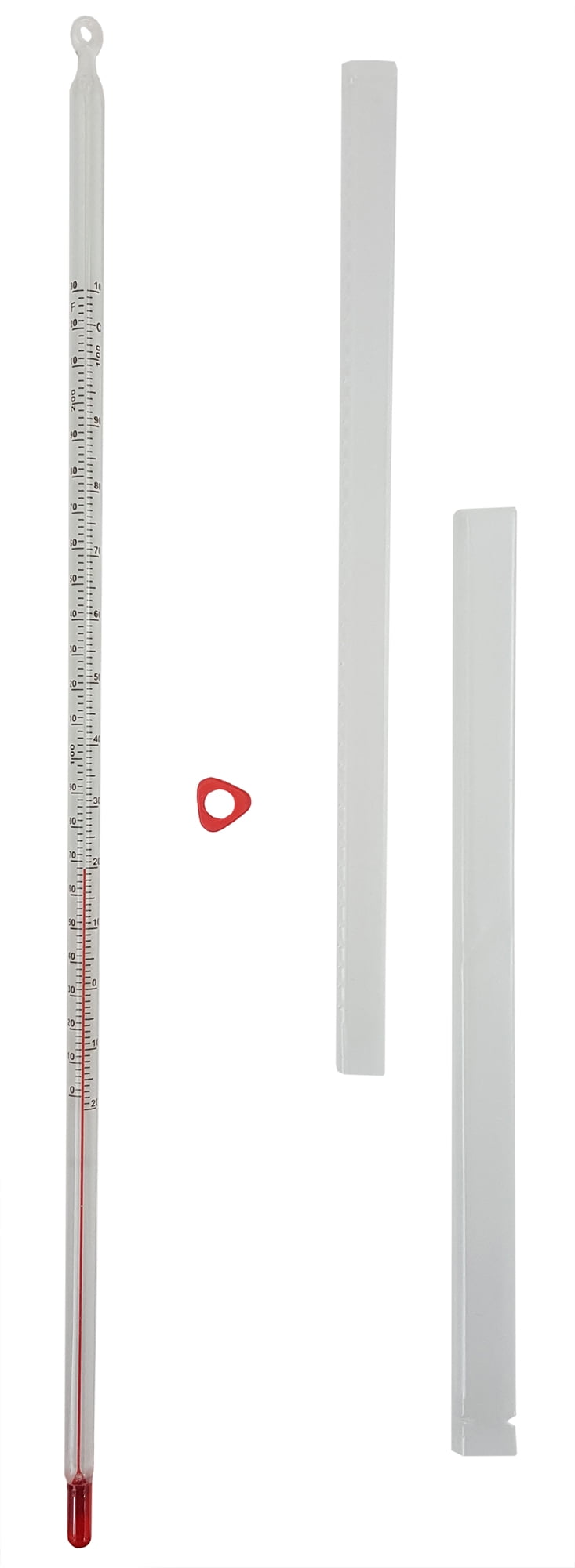 Thermometer, White-Backed, Total Immersion, Single Scale -20°C to 150°C ...