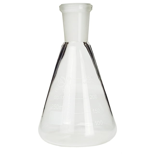 GSC International EF250-24-40 Erlenmeyer Flask, 24/40 Ground Glass ...
