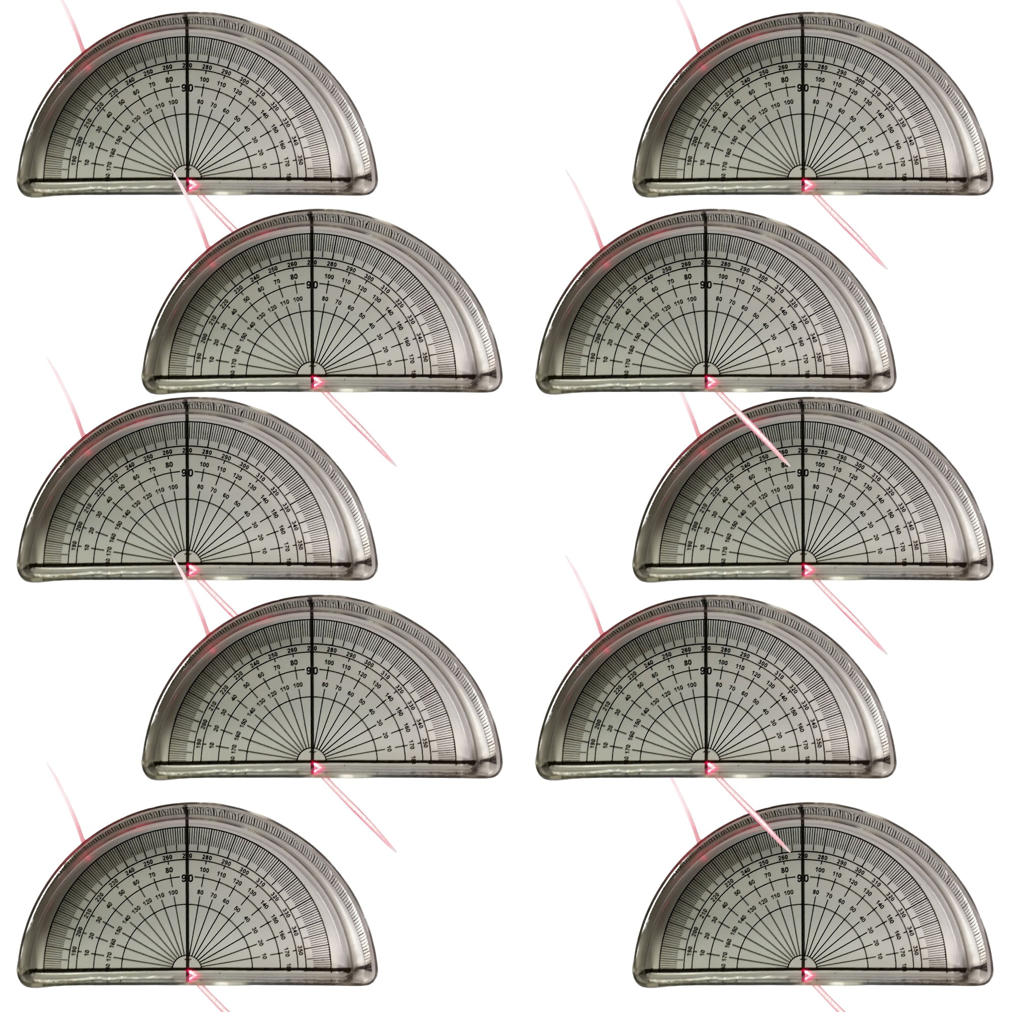 Refraction Tank, Semi-Circular for Science Education. Pack of 10 ...