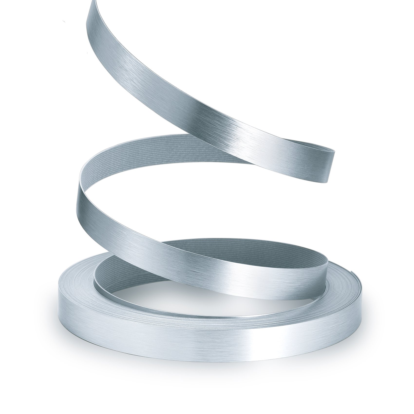 GSCIT Club Silver PVC Edge Banding, 1" x 100ft Brushed Edge Banding ...