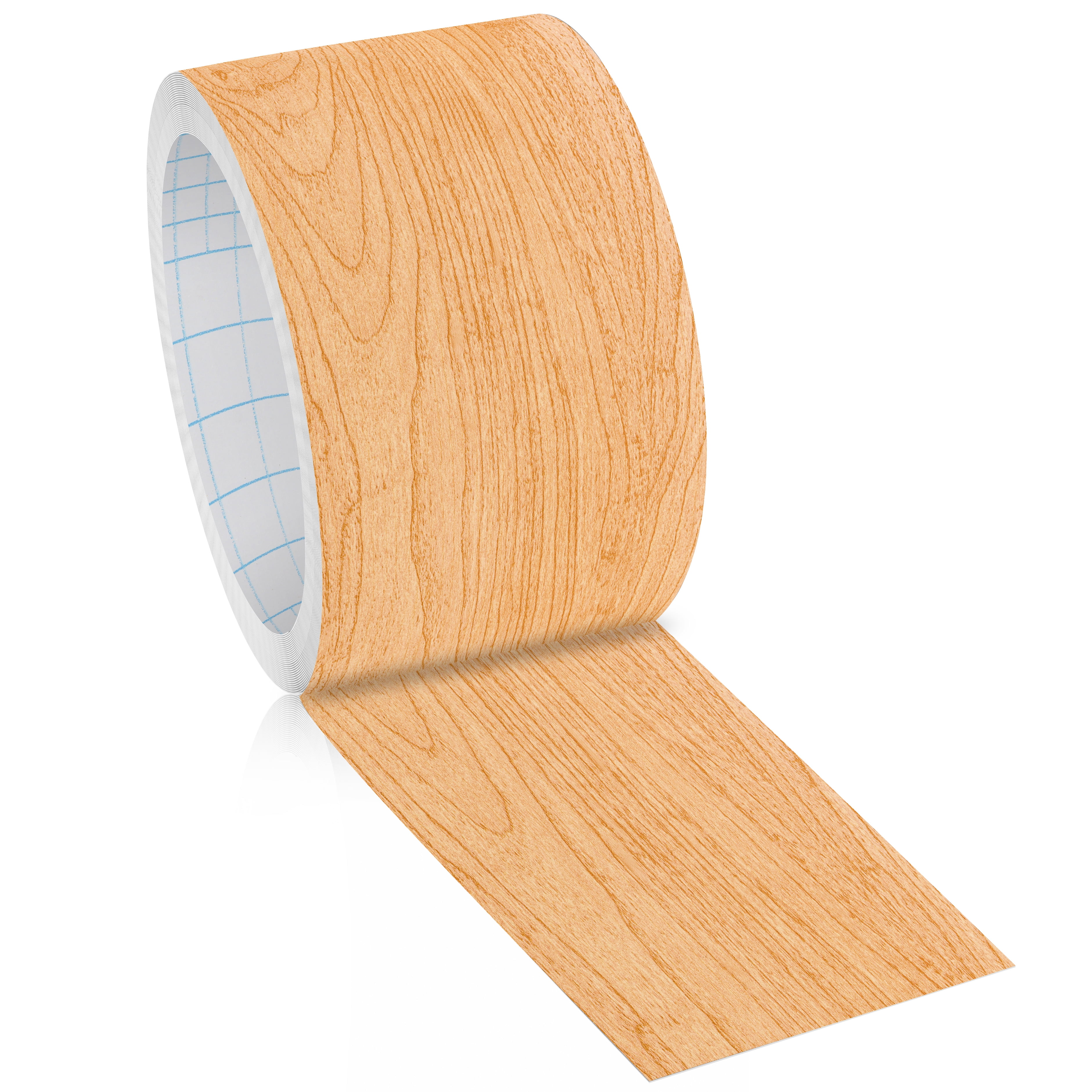 GSCIT Club Wood Grain Repair Tape, 2.4 inch X 15ft Self Adhesive Maple Grain Repair Patch for ...