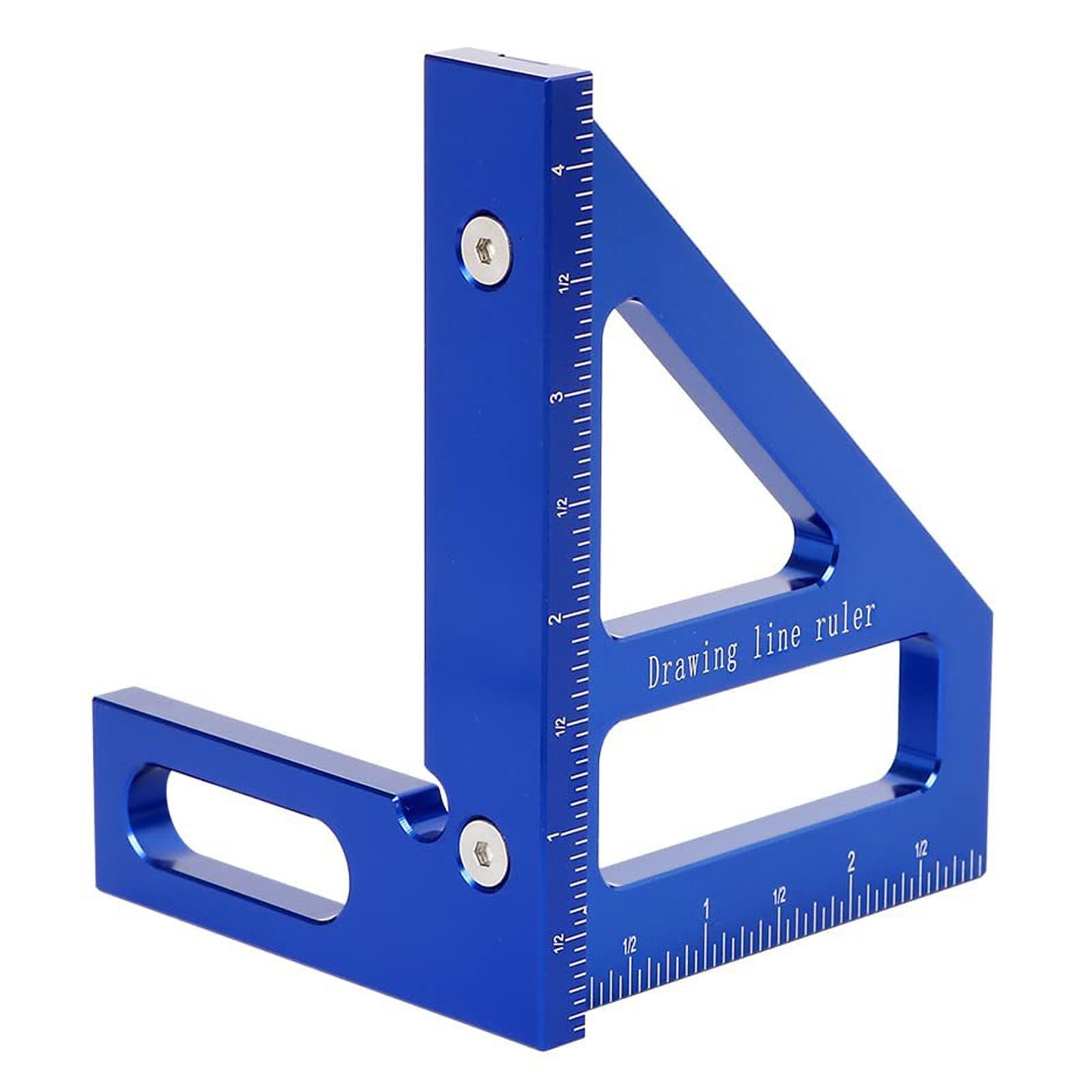 GSDOXLE Imperial 3D Multi-Angle Measuring Ruler,Miter Triangle Ruler ...