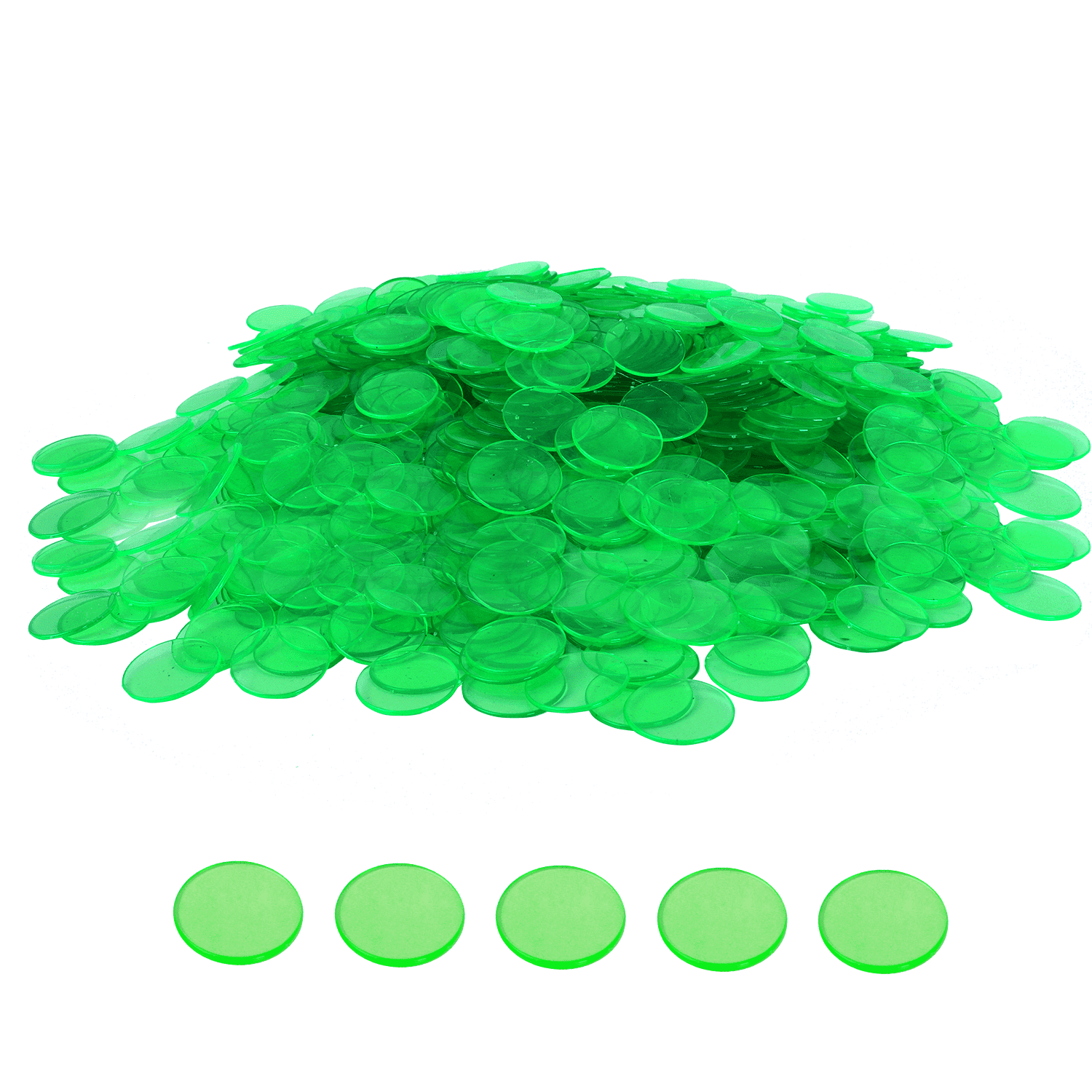 GSE Bingo Chips, 3/4-inch Transparent Bingo Counting Chips for Bingo ...