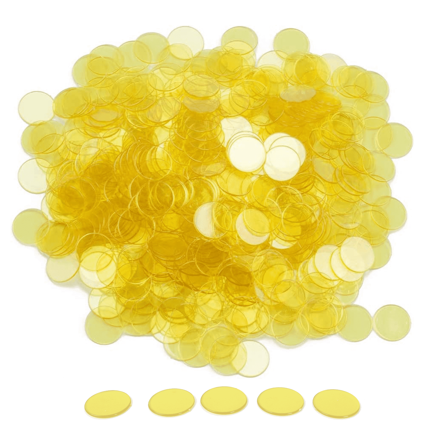 GSE Bingo Chips, 3/4-inch Transparent Bingo Counting Chips for Bingo ...