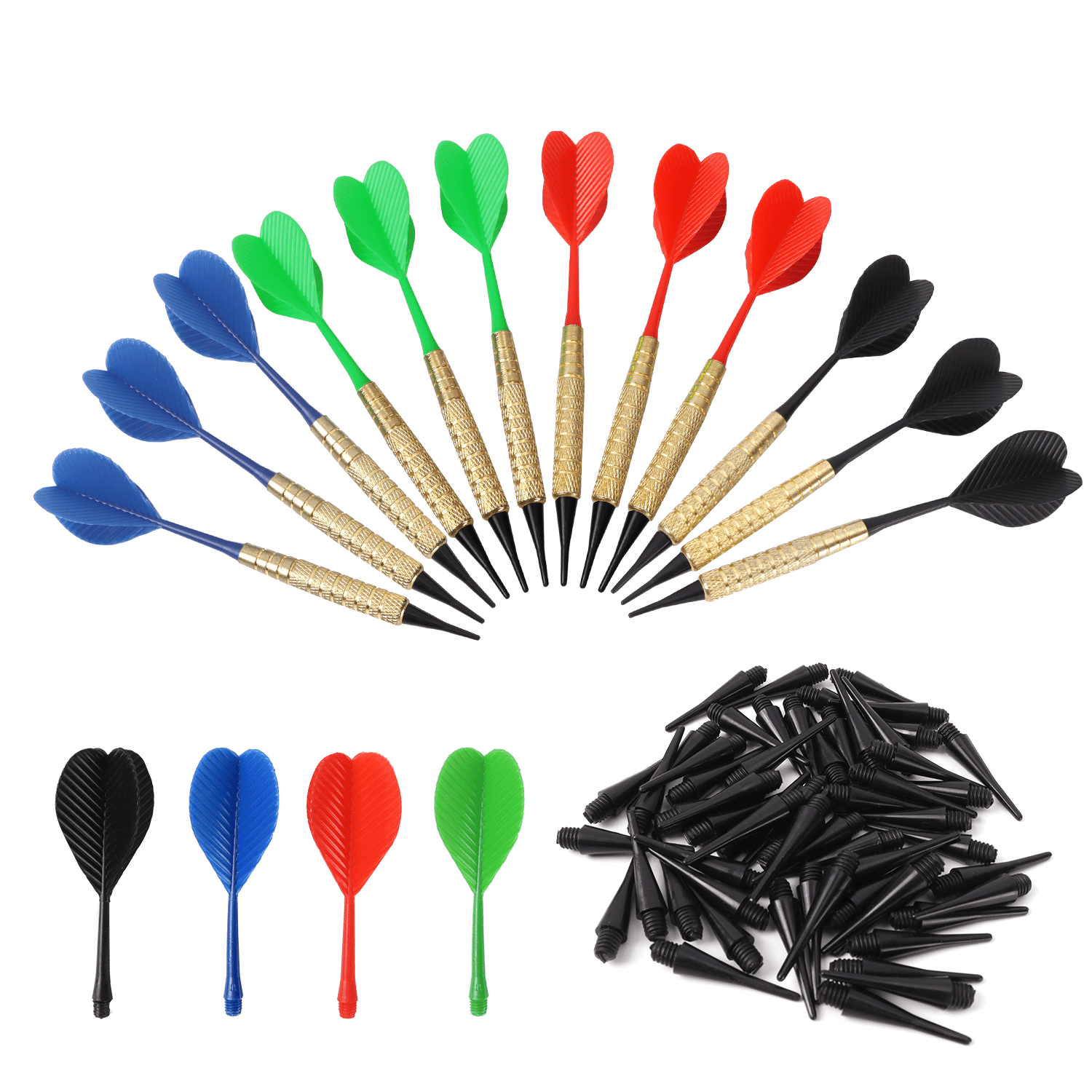 Walmart GSE Sports 16g Soft Tip Dart Set with Extras, 60 Replacement ...