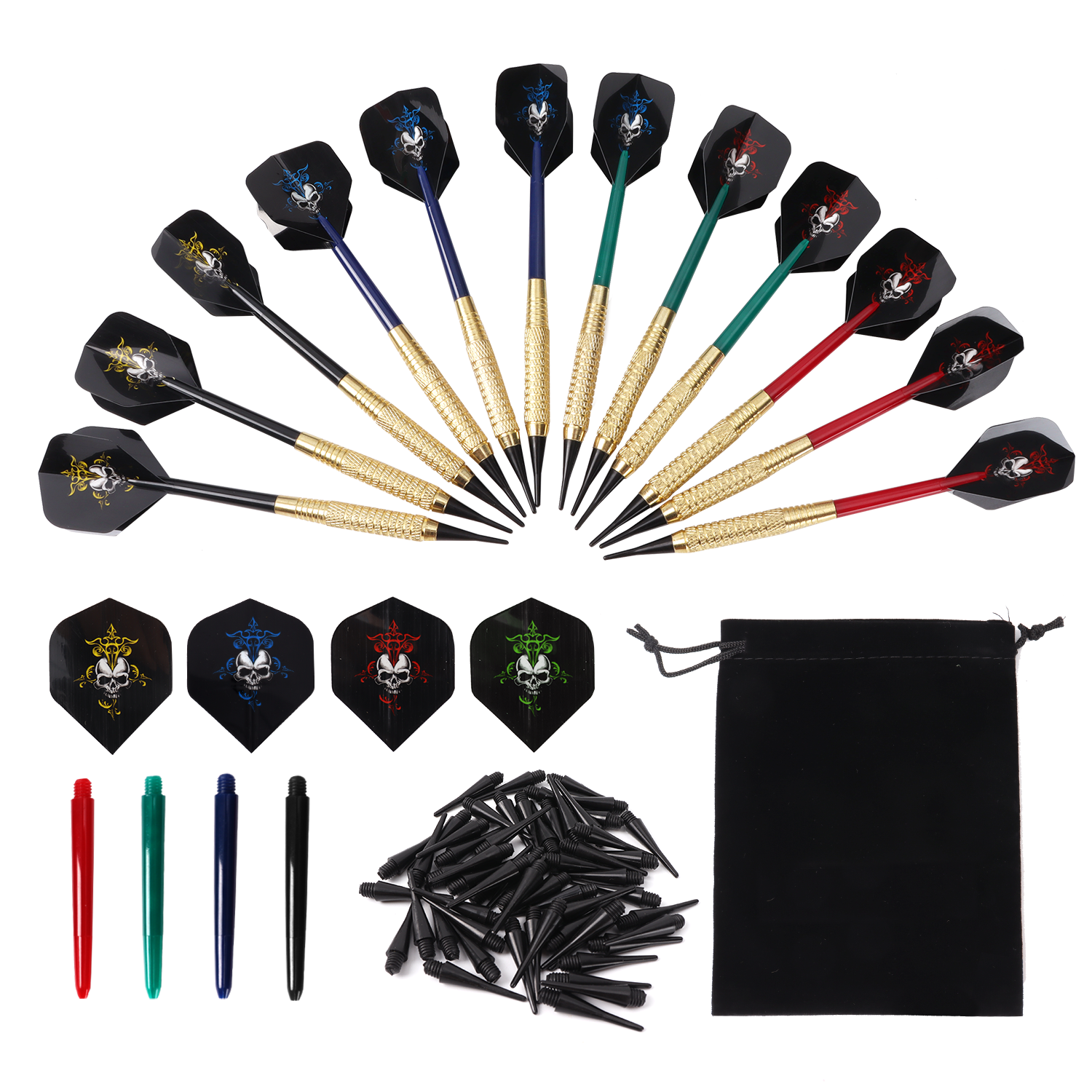 Arachnid Tungsteel 18-Gram 3-Pack Soft Tip Dart Set with 3 Additional ...