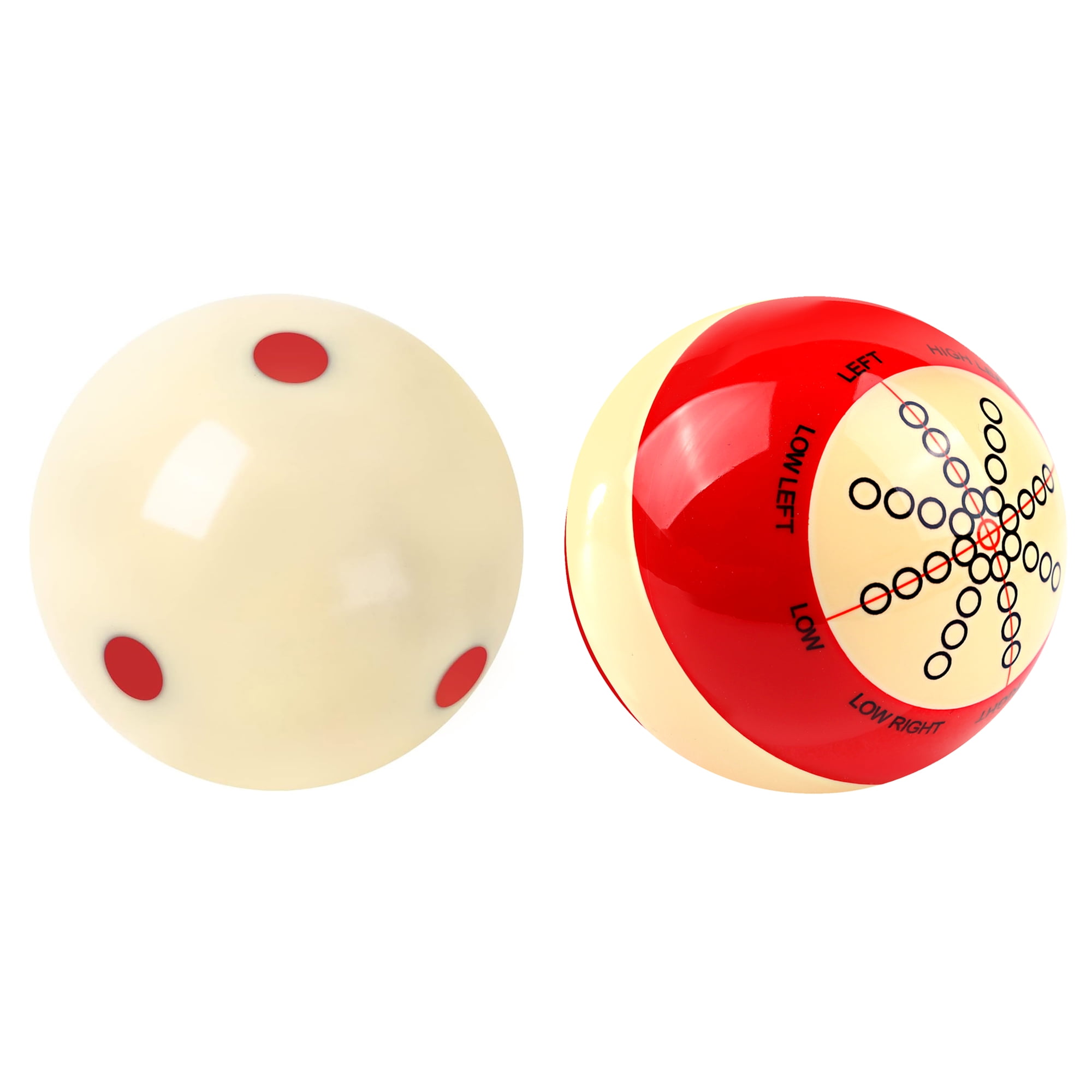 GSE Games & Sports Expert 2-Piece Practice Training Billiard Pool Ball ...