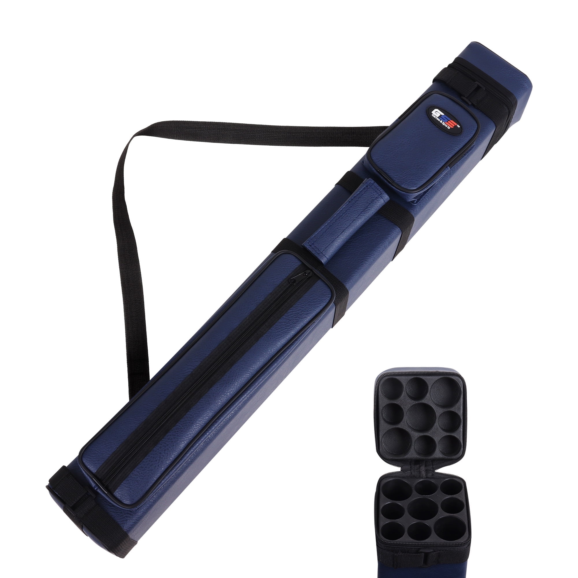 GSE Games & Sports Expert 3x6 Square Hard Pool Cue Case, Billiard Stick ...