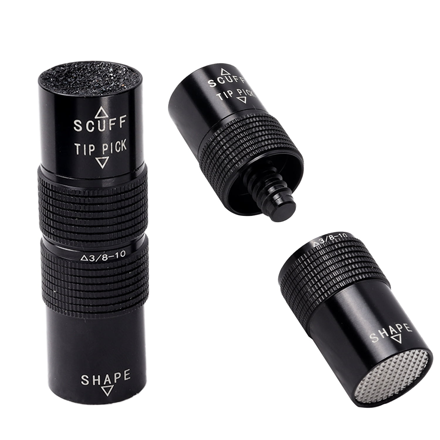 GSE Games & Sports Expert 4-in-1 Pool Cue Tip Tool. Billiard Cue Stick ...