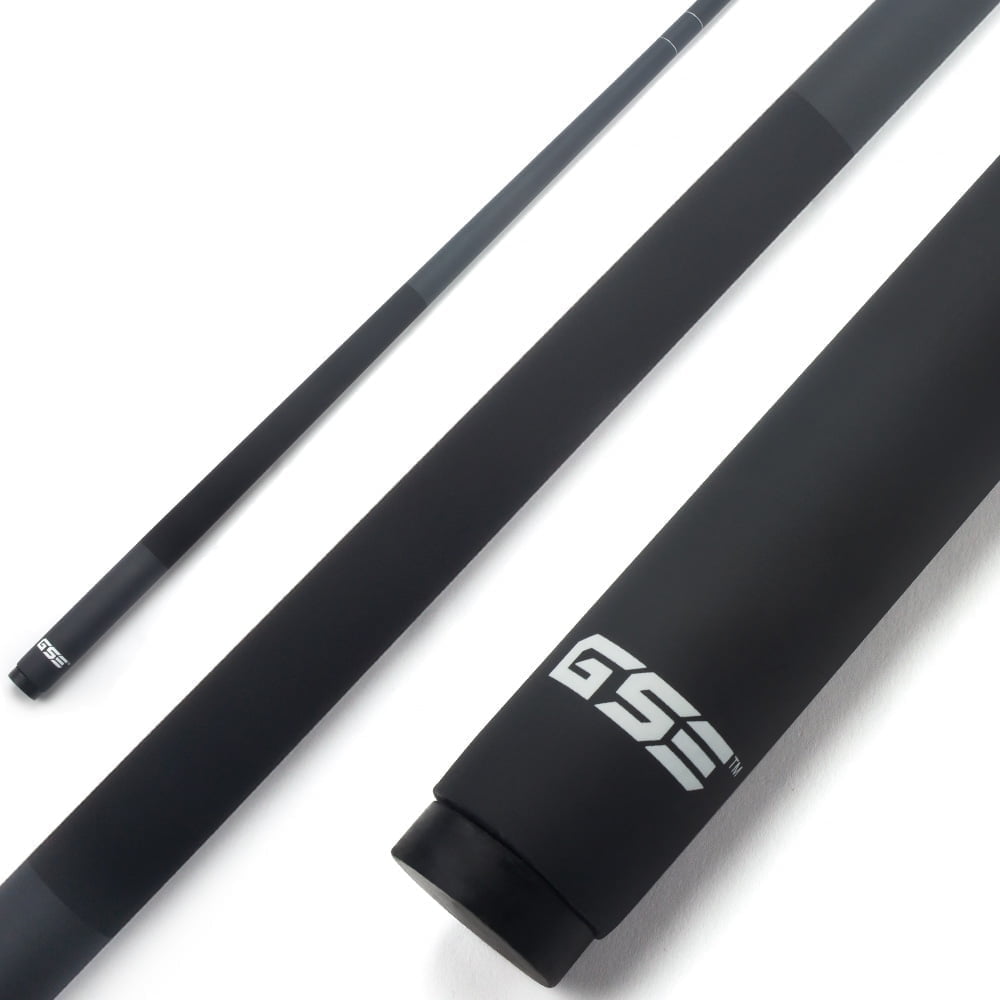 GSE 58" 2-Piece Fiberglass Graphite Billiard Cue Stick, Matte Blue, 18 ...