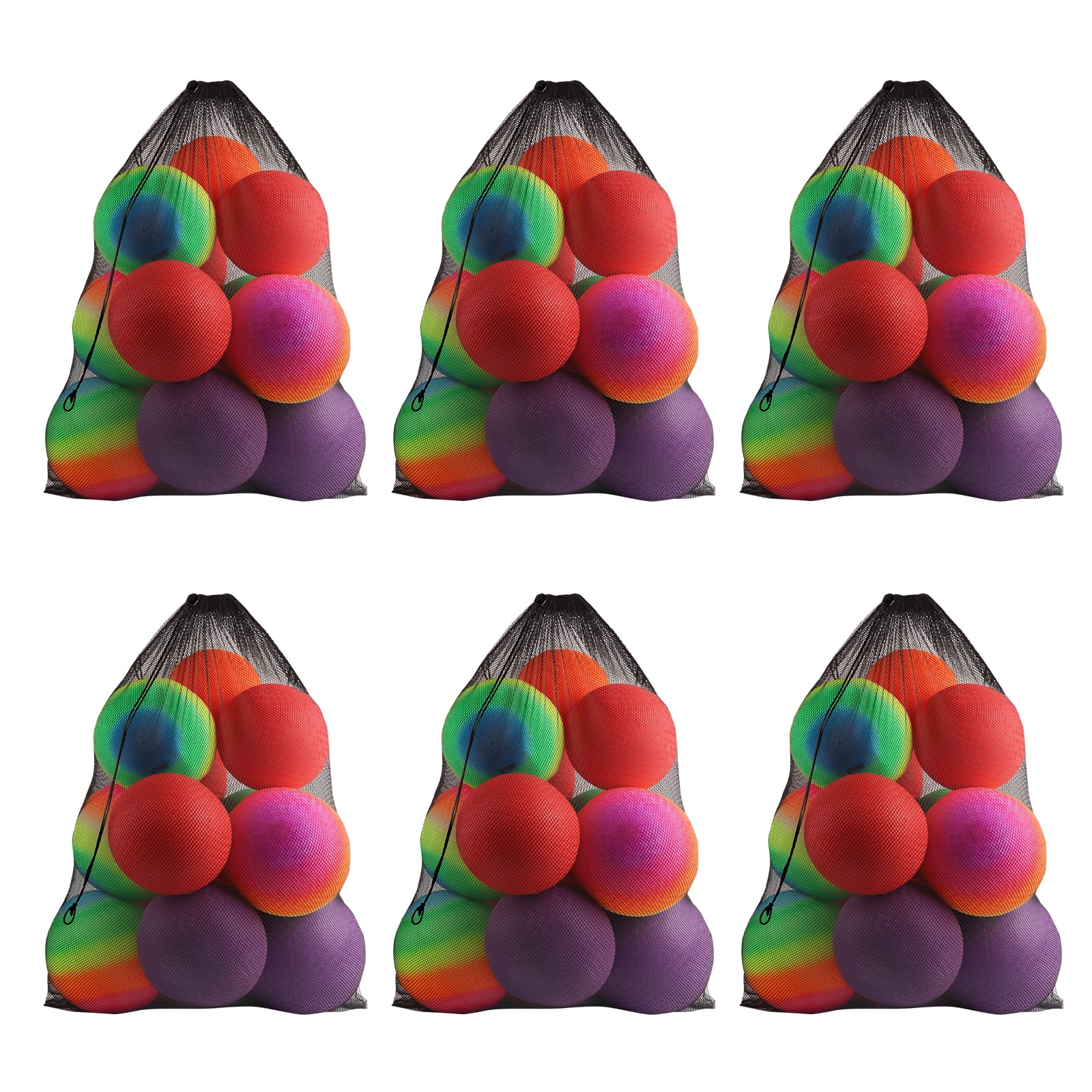 GSE Games & Sports Expert 6 Pack 24"x36" Large Mesh Drawstring Bag for ...