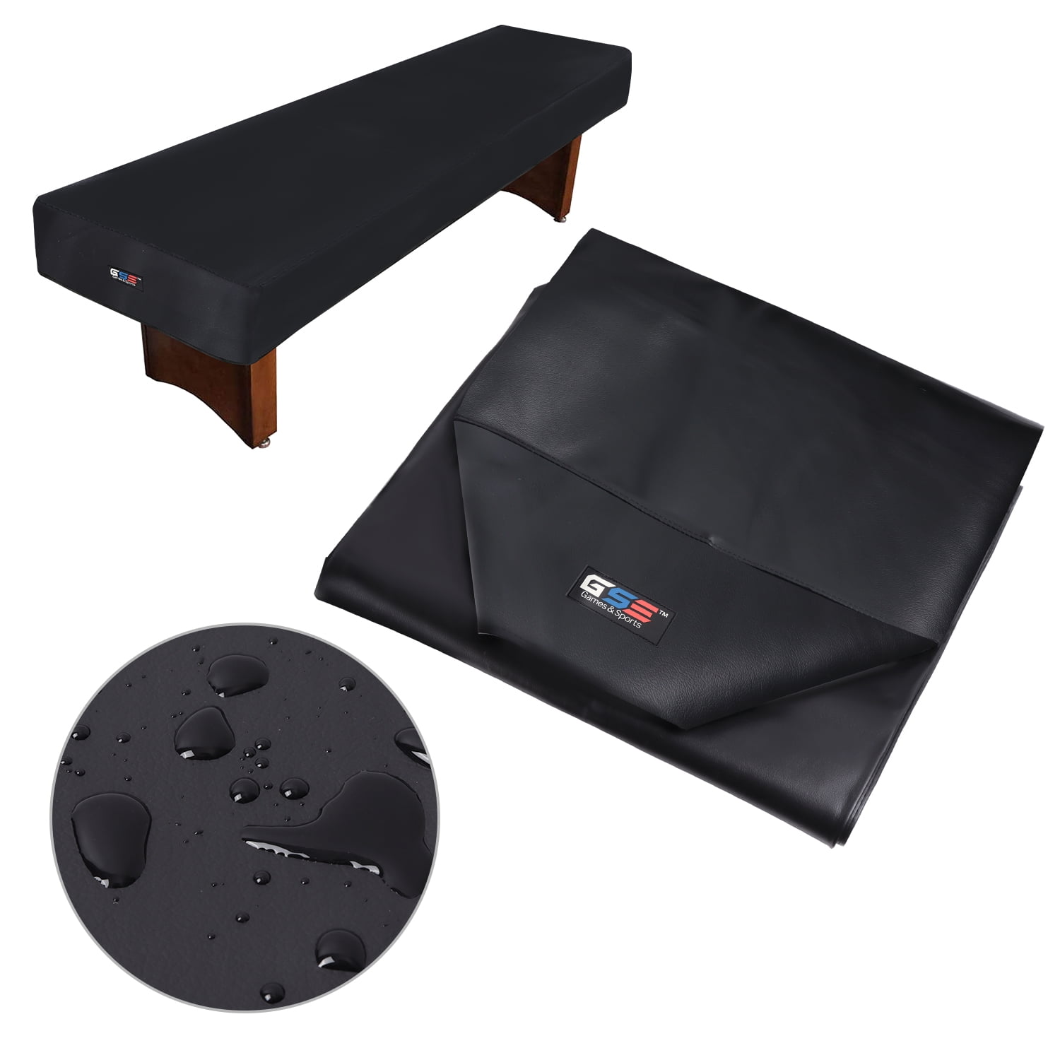 GSE Games & Sports Expert 9'/12'/14'/16' Waterproof Shuffleboard Table ...