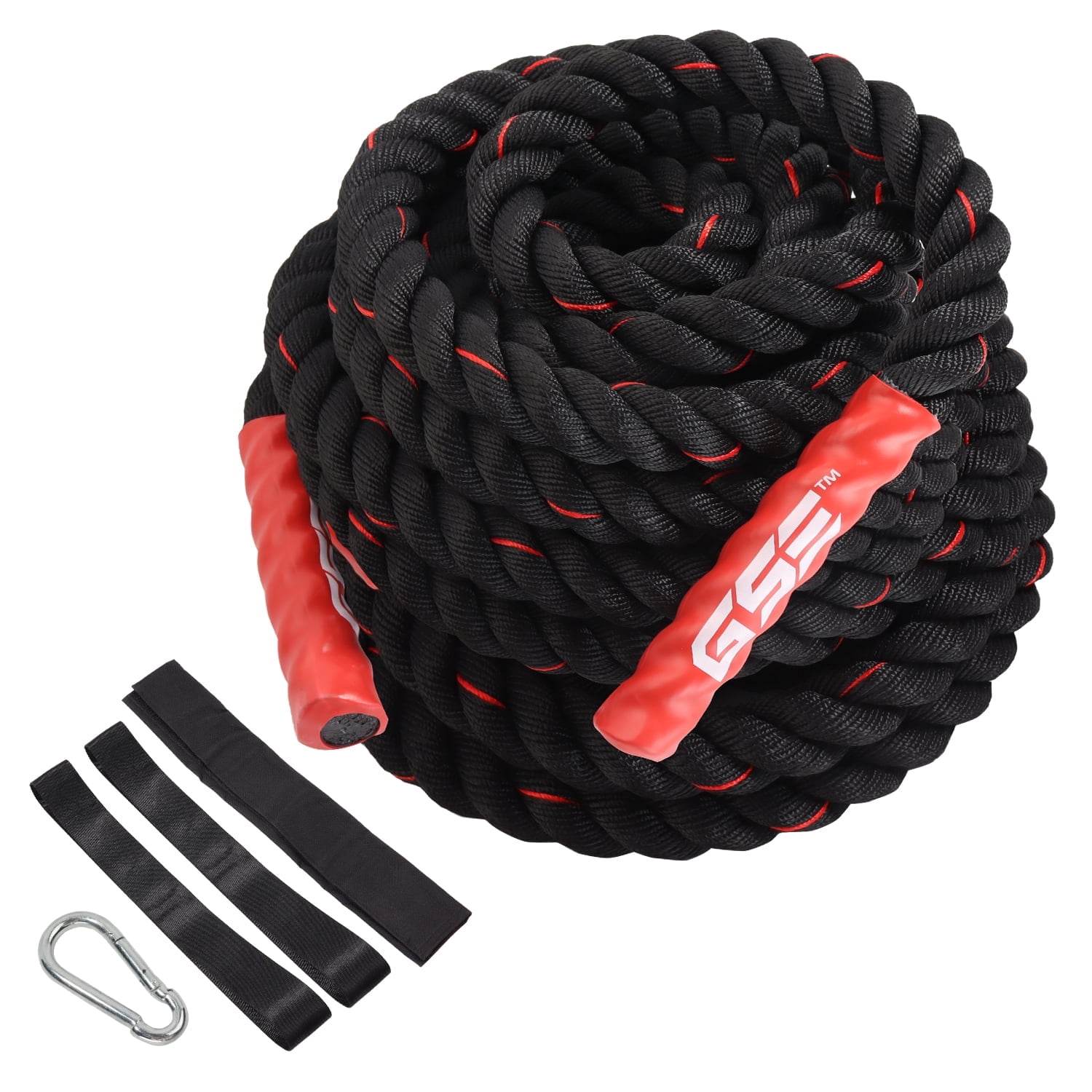 GSE Games & Sports Expert Battle Rope, Heavy-Duty Workout Battle Ropes ...