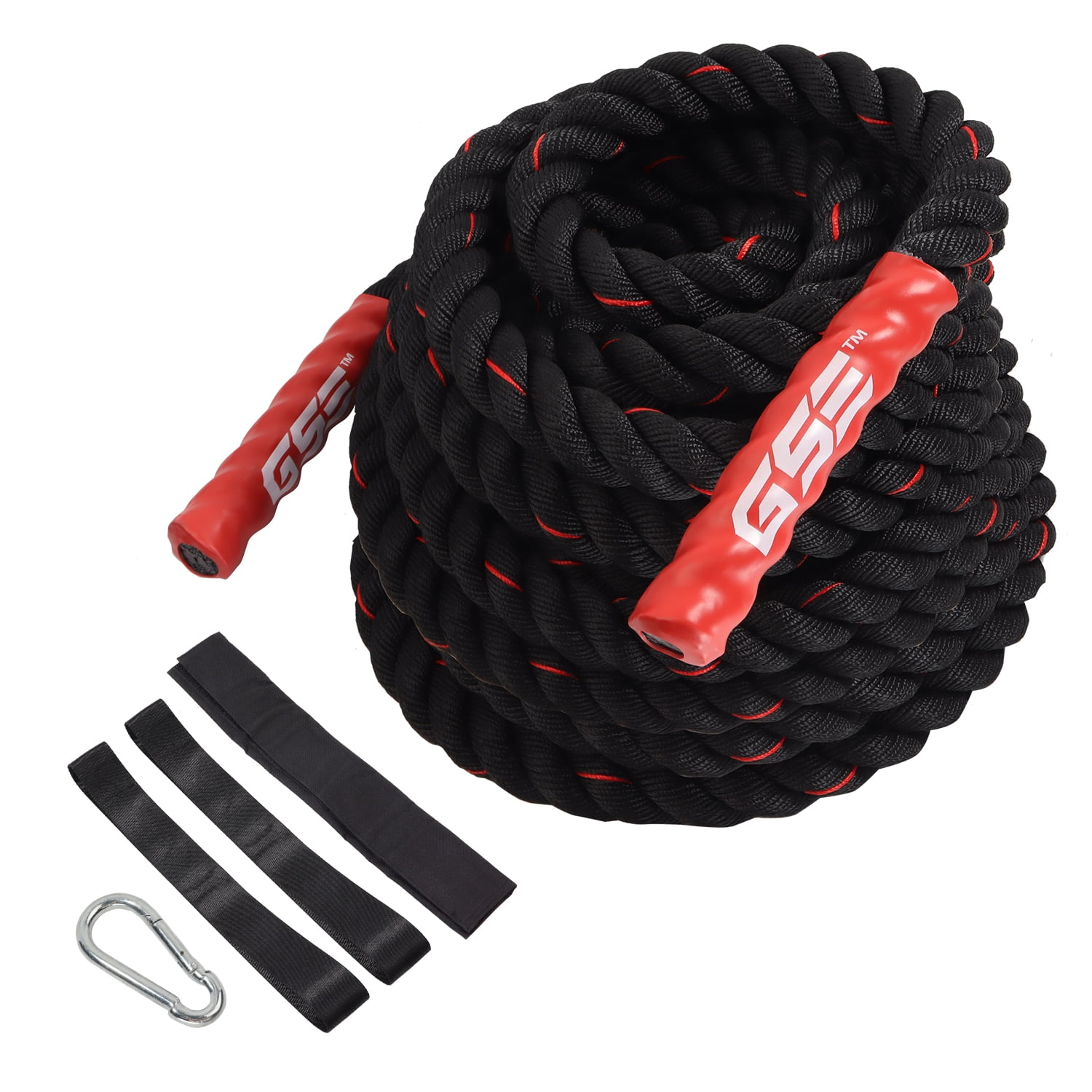 GSE Games & Sports Expert Battle Rope, Heavy-Duty Workout Battle Ropes ...