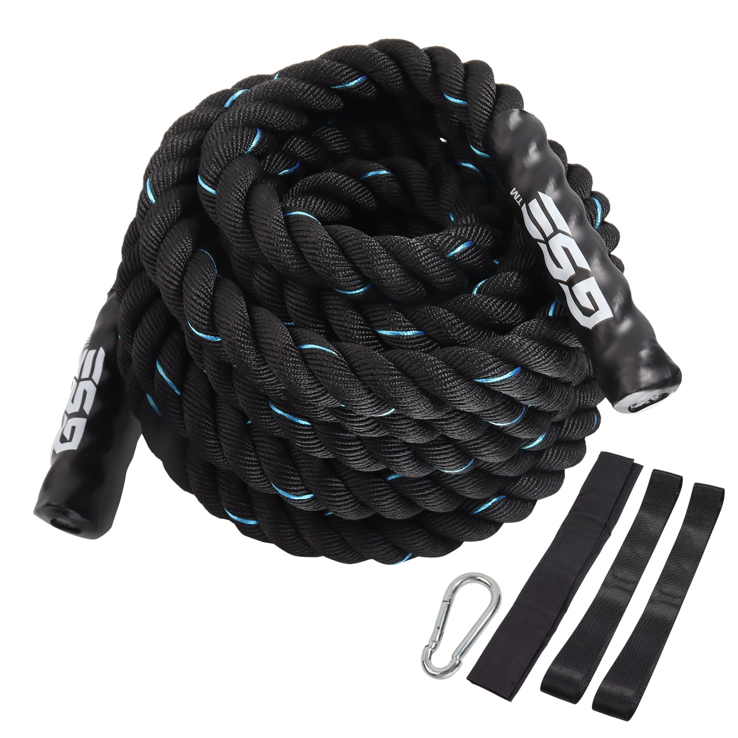 GSE Games & Sports Expert Battle Rope, Heavy Gym Rope for Physical ...