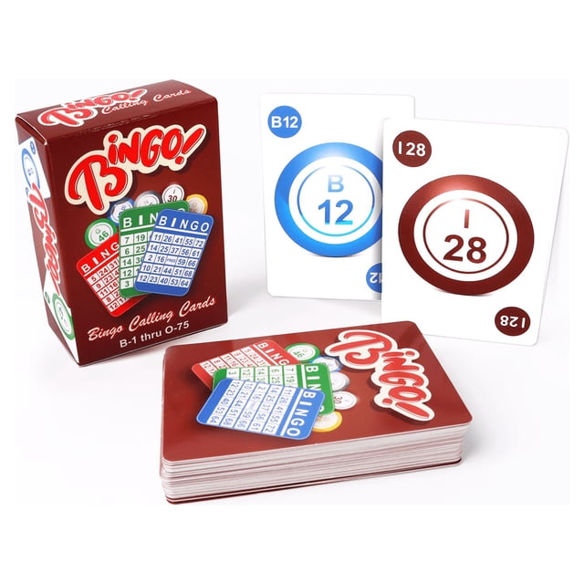 GSE Games & Sports Expert Professional Bingo Calling Cards, Reusable ...