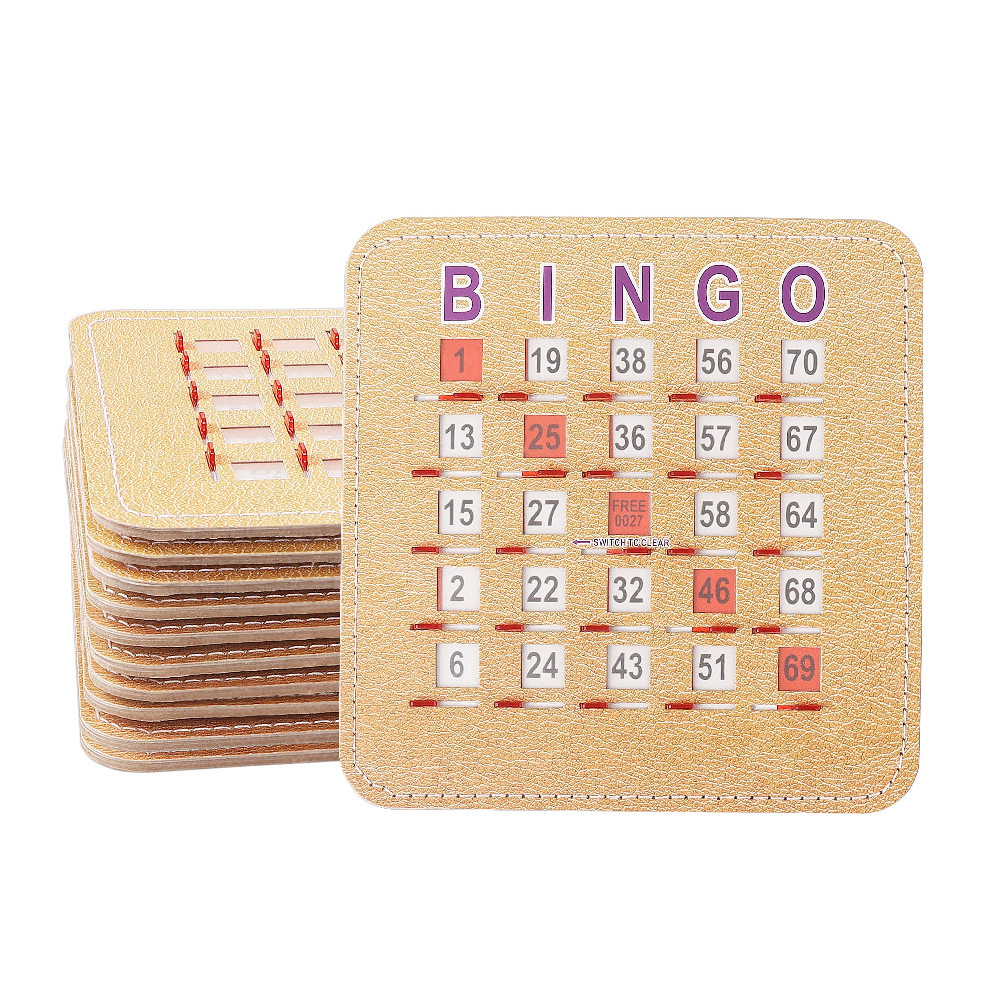GSE Games & Sports Expert 5 Ply Stitched Shutter Bingo Cards with ...