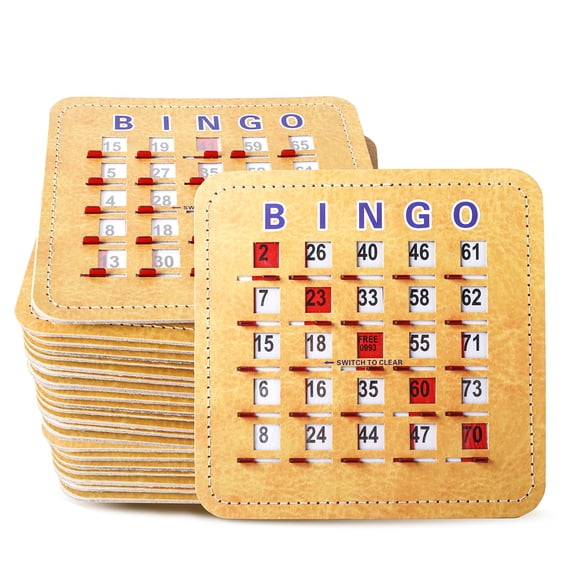 GSE Games & Sports Expert 5 Ply Stitched Shutter Bingo Cards with ...