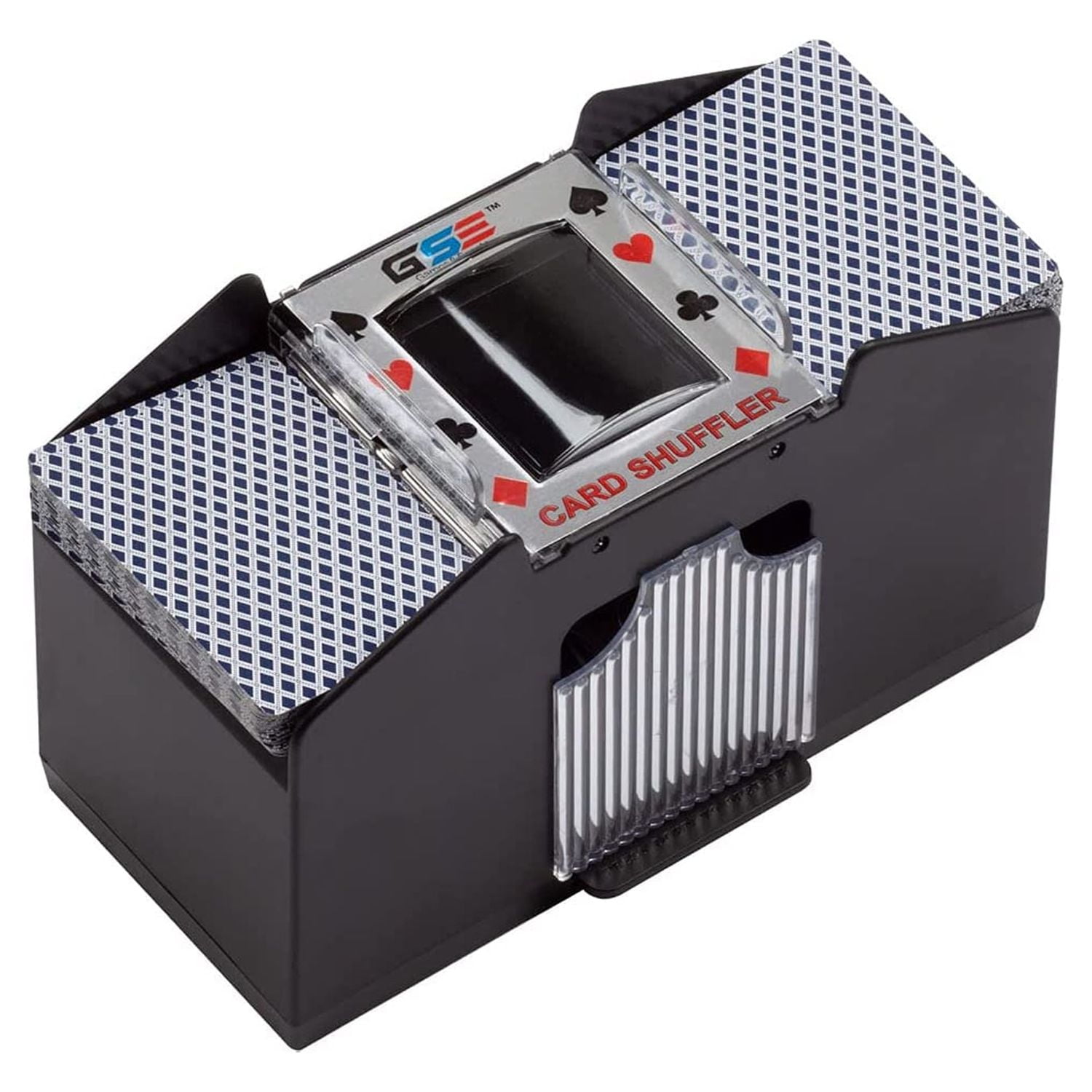 GSE Games & Sports Expert 4-Deck Automatic Card Shuffler, Battery ...
