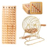 GSE Games & Sports Expert Deluxe Bingo Game Set with Large Bingo Cage ...