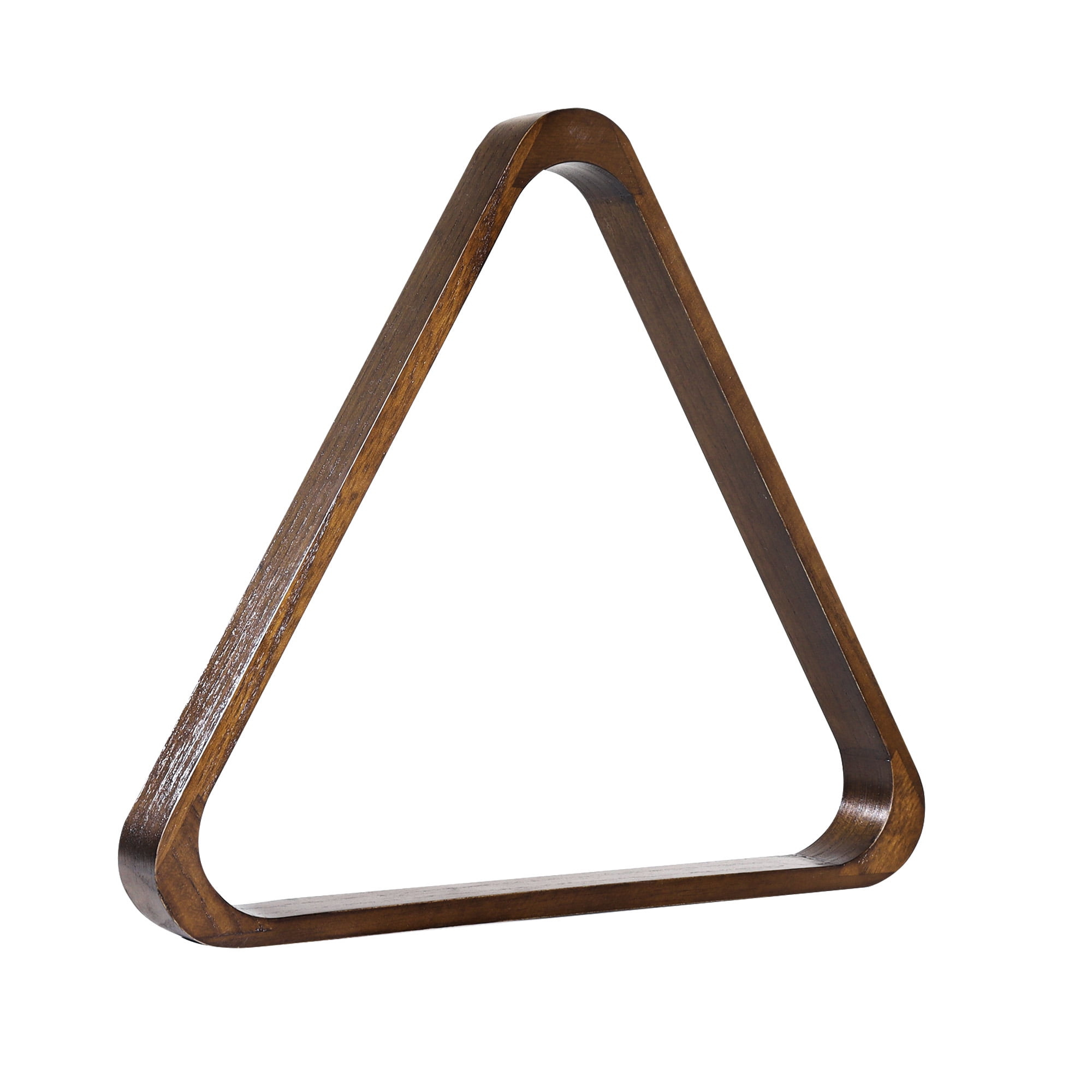 GSE Games & Sports Expert Espresso Solid Wood 8-Ball Triangle Ball Rack ...