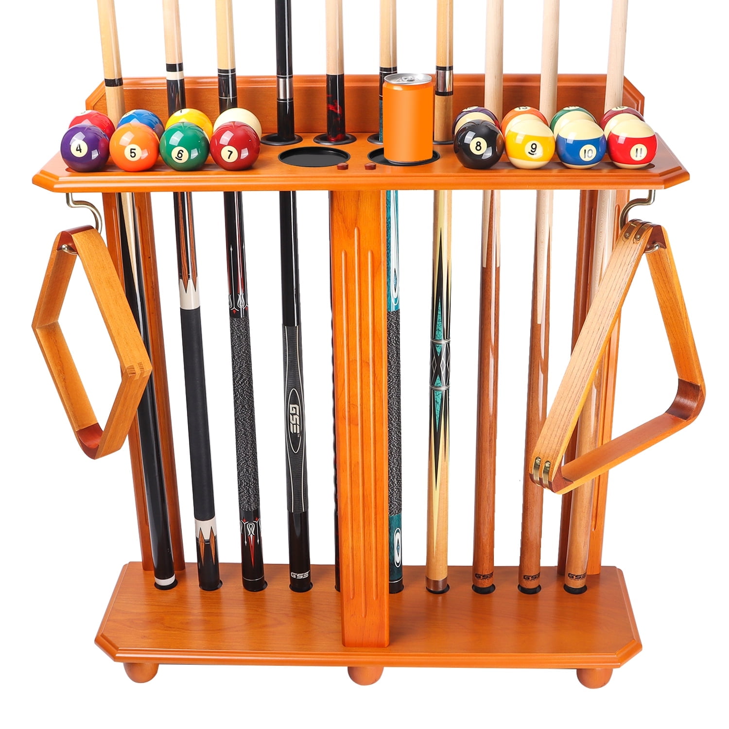 GSE Games & Sports Expert Floor Stand Billiard Pool Cue Racks. Holds 10 ...