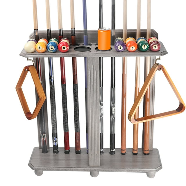 GSE Games & Sports Expert Floor Stand Billiard Pool Cue Racks. Holds 10 ...