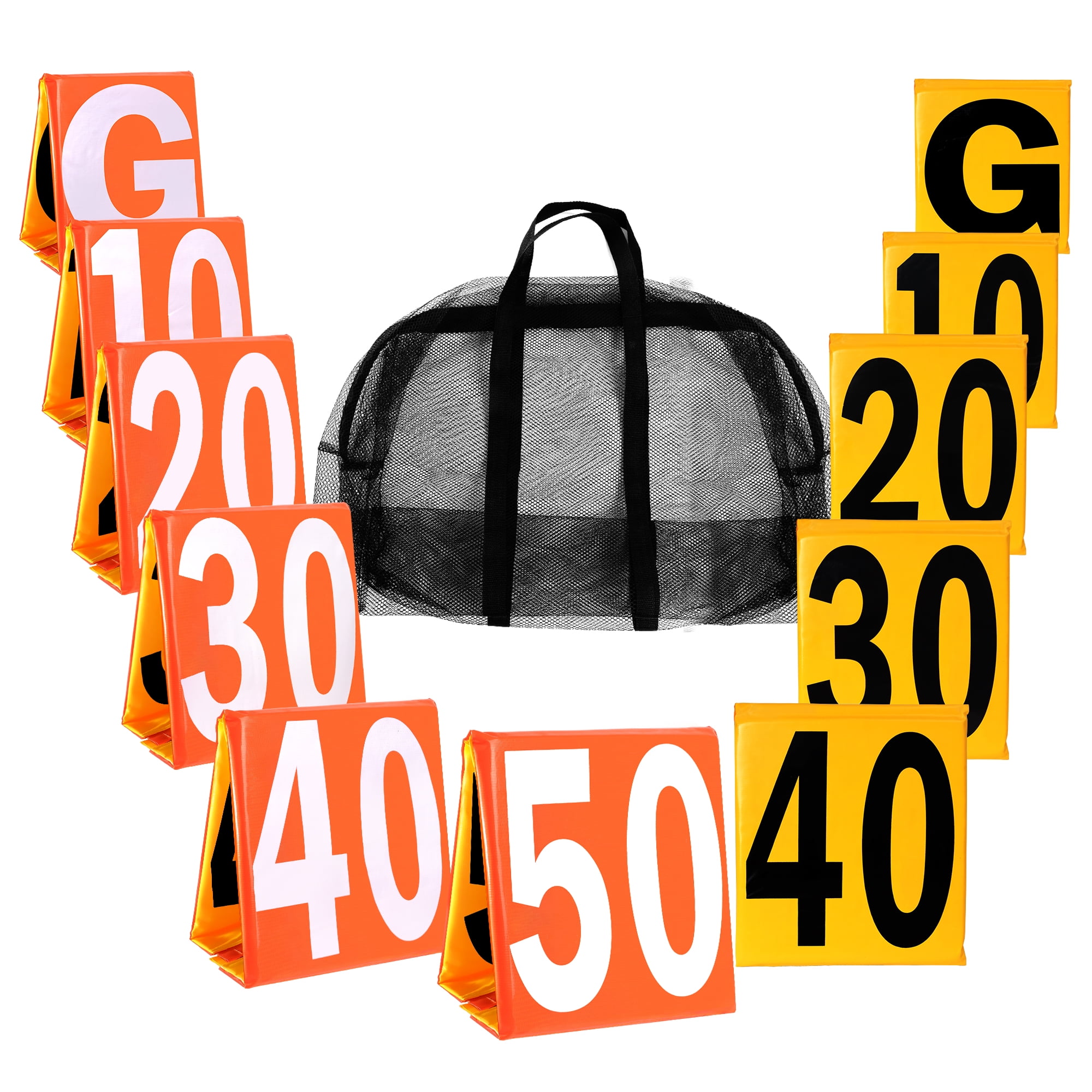 GSE Games & Sports Expert Football Yard Markers, Day & Night High ...