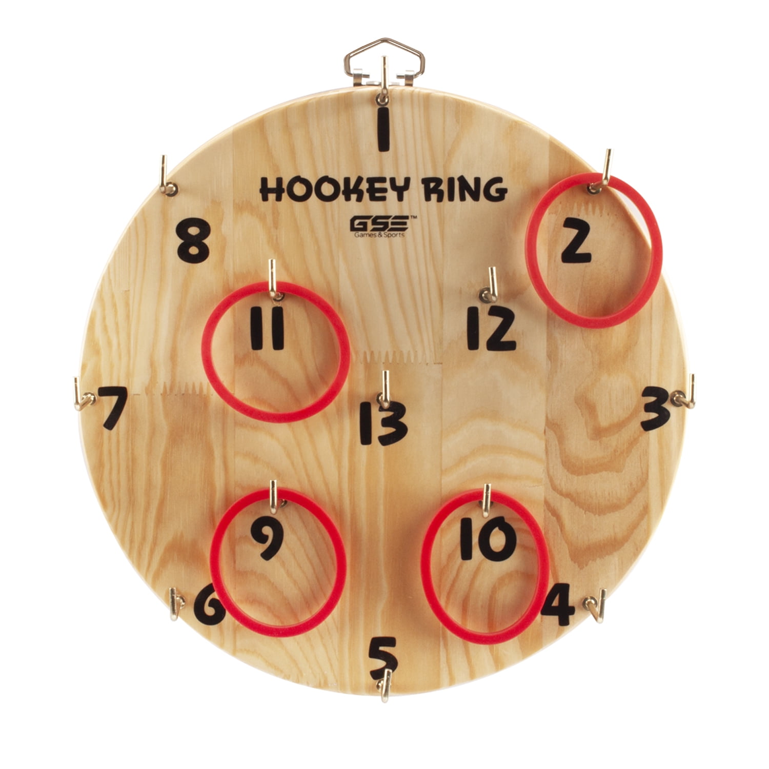 GSE Games & Sports Expert Hookey Style Hook and Ring Toss Game. Wall ...