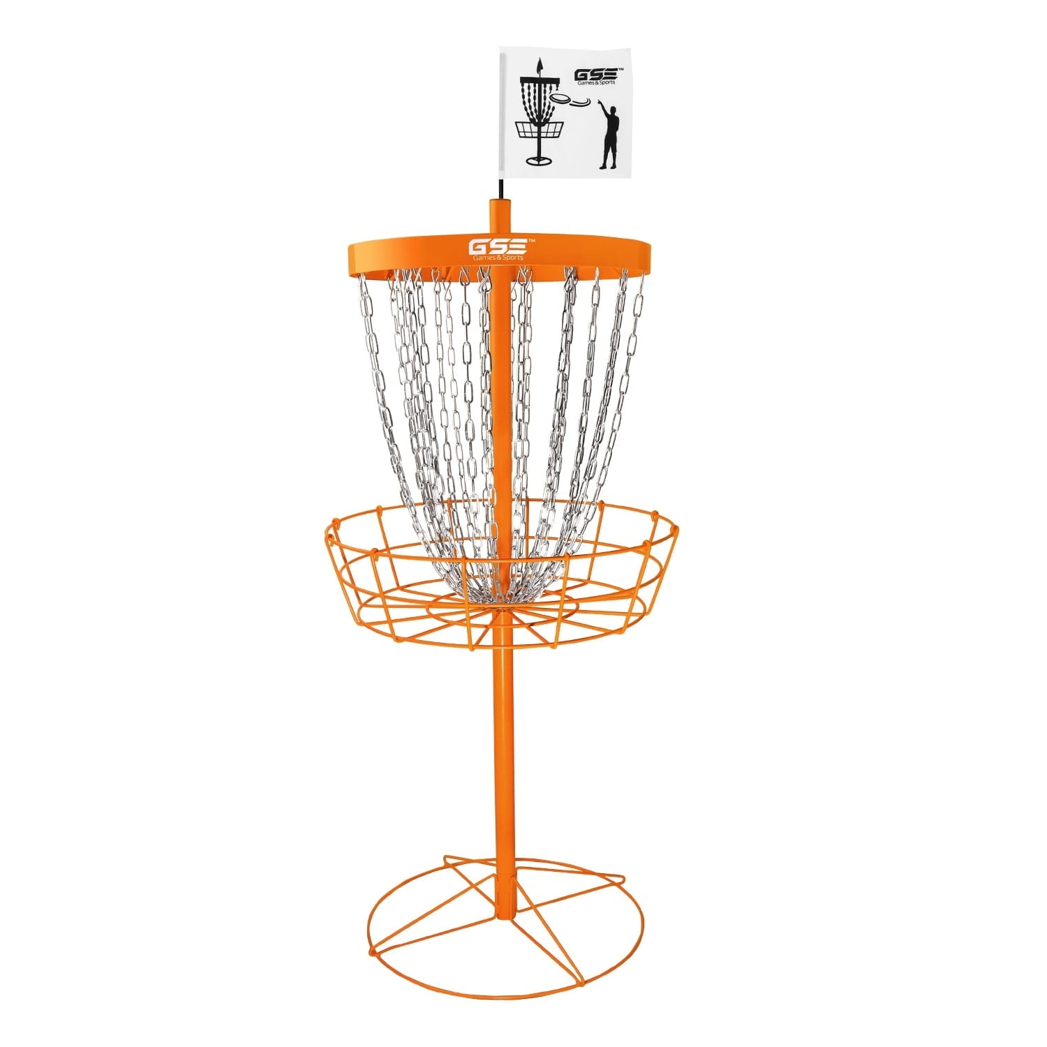 GSE Games & Sports Expert 24 CHAINS Disc Golf Targets, Metal Basket for ...