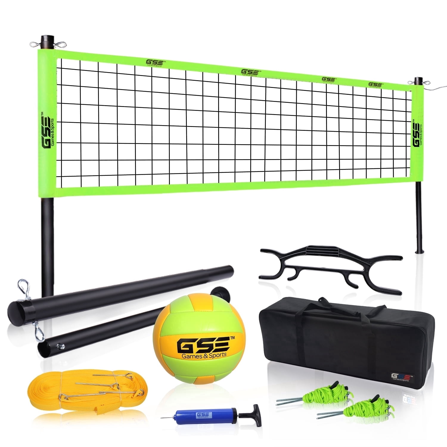 GSE Games & Sports Expert Professional Portable Volleyball Set with ...