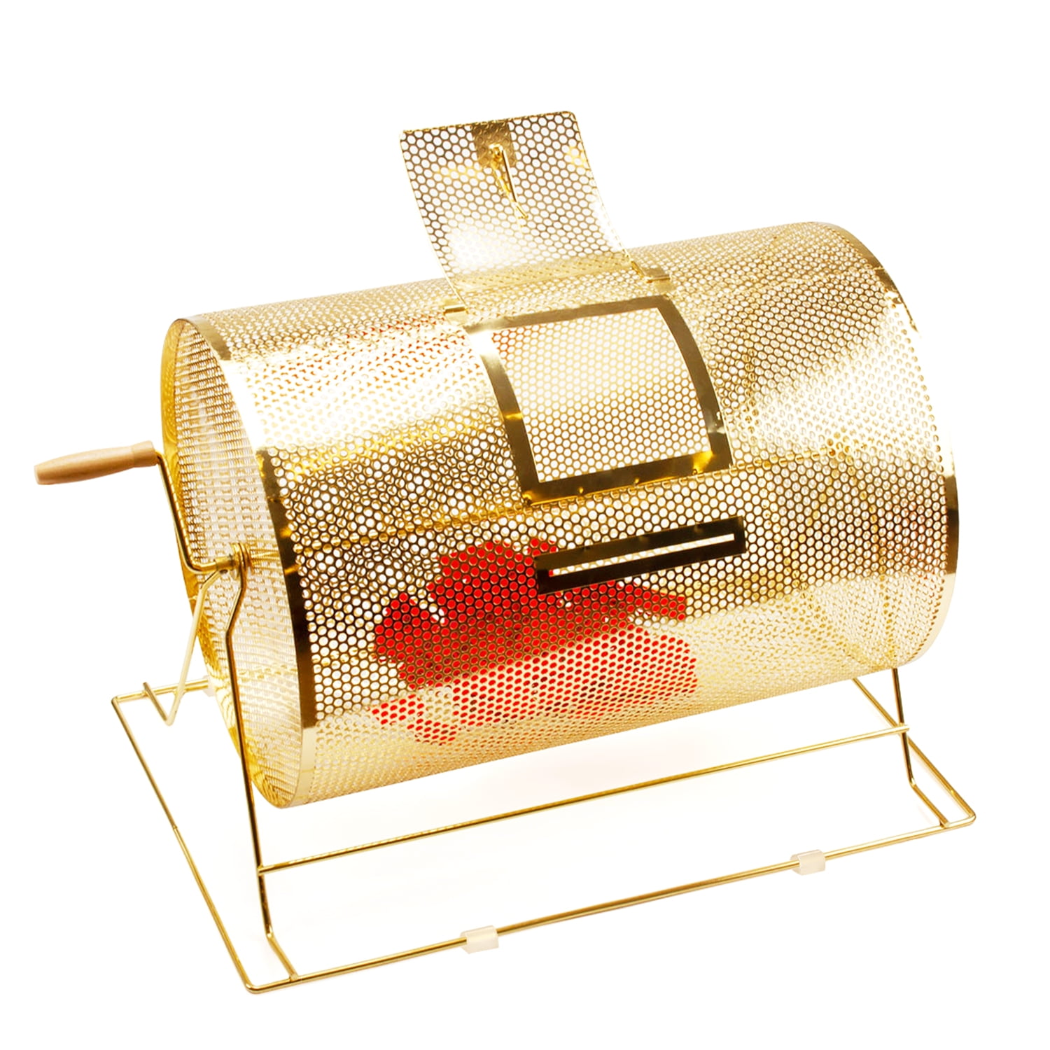 GSE Games & Sports Expert Raffle Drum, Brass Raffle Ticket Spinning ...