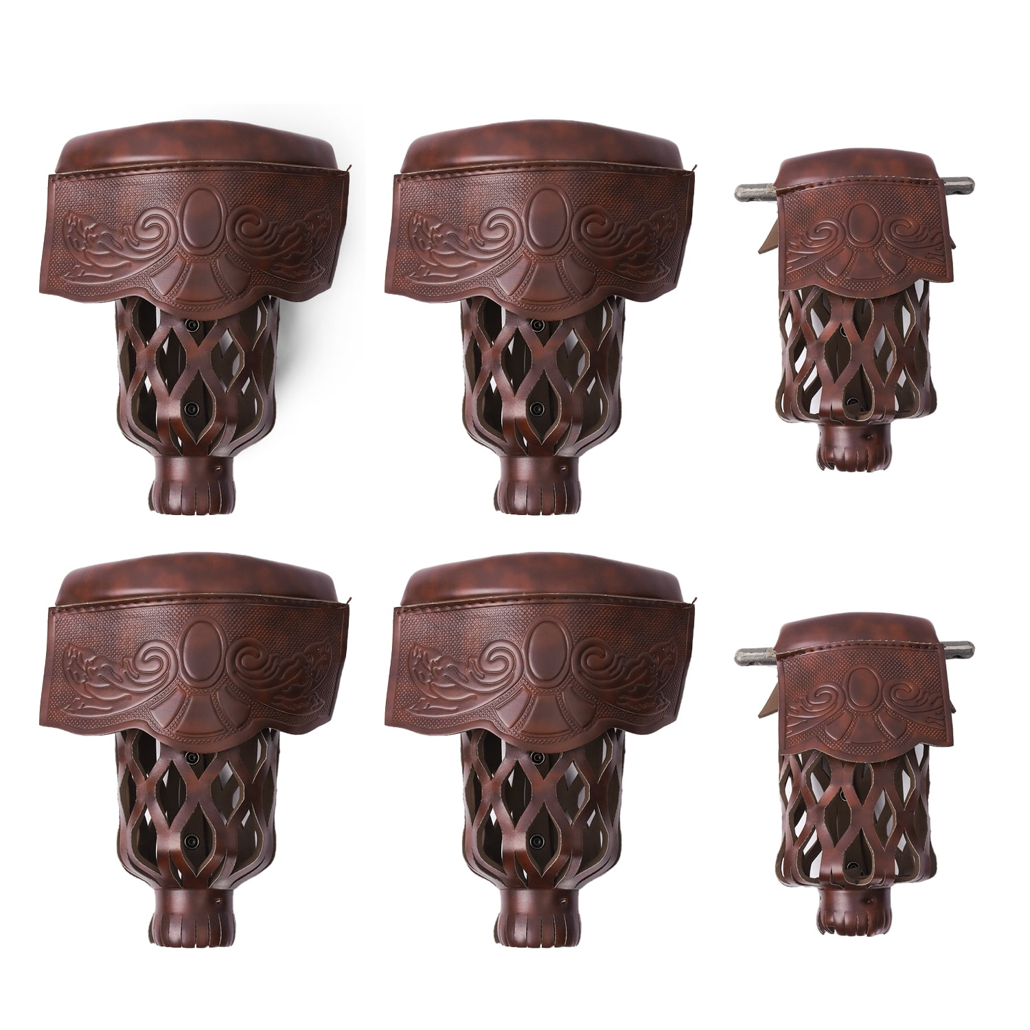 GSE Games & Sports Expert Set of 6 Heavy Duty PU Leather Billiard Pool ...