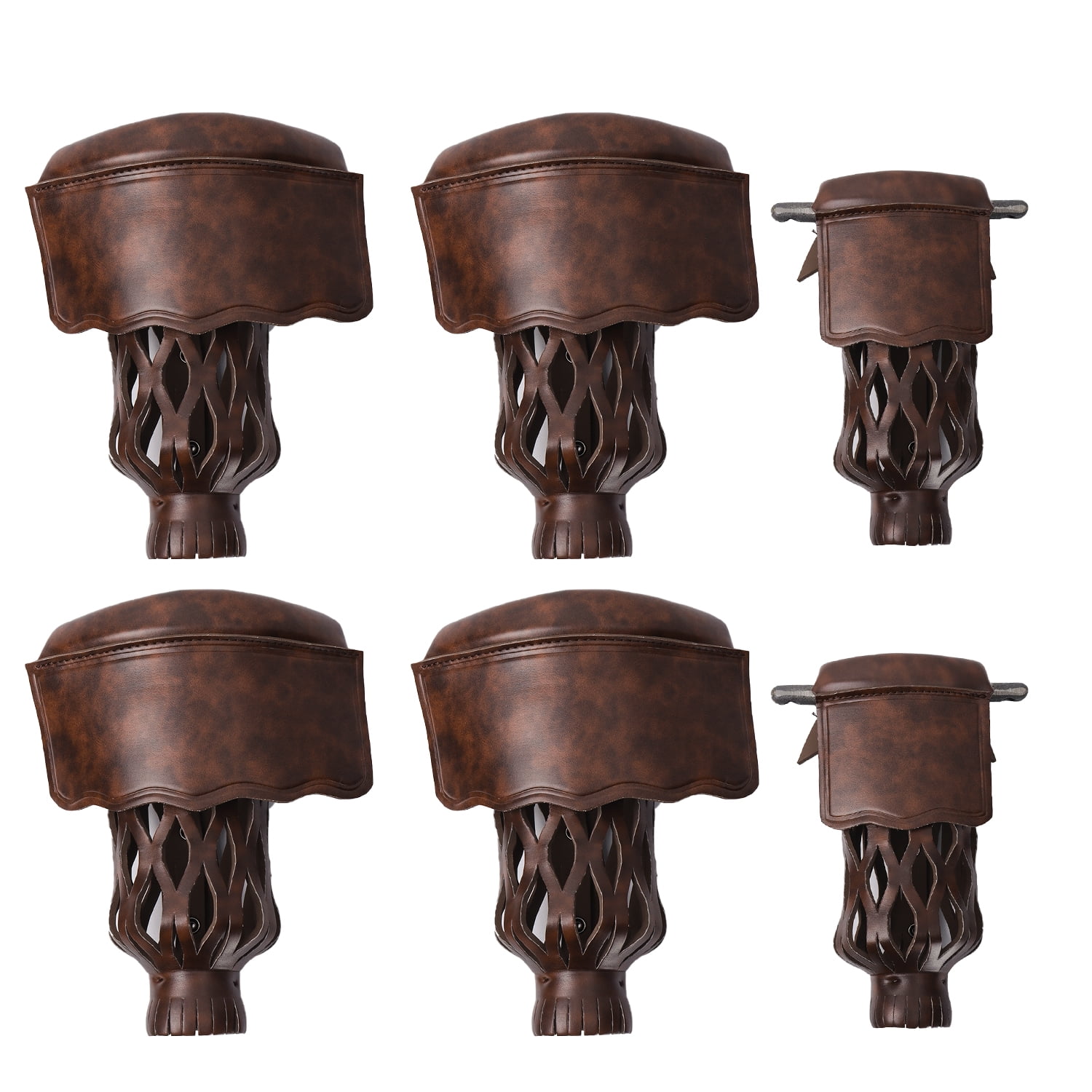 GSE Games & Sports Expert Set of 6 Heavy Duty PU Leather Billiard Pool ...