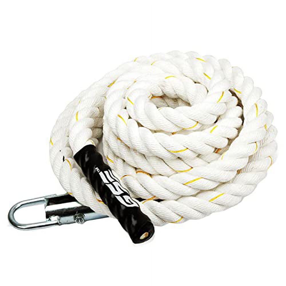 GSE Gym Sisal Climbing Rope, 1.5" Diameter Heavy Workout Rope for ...