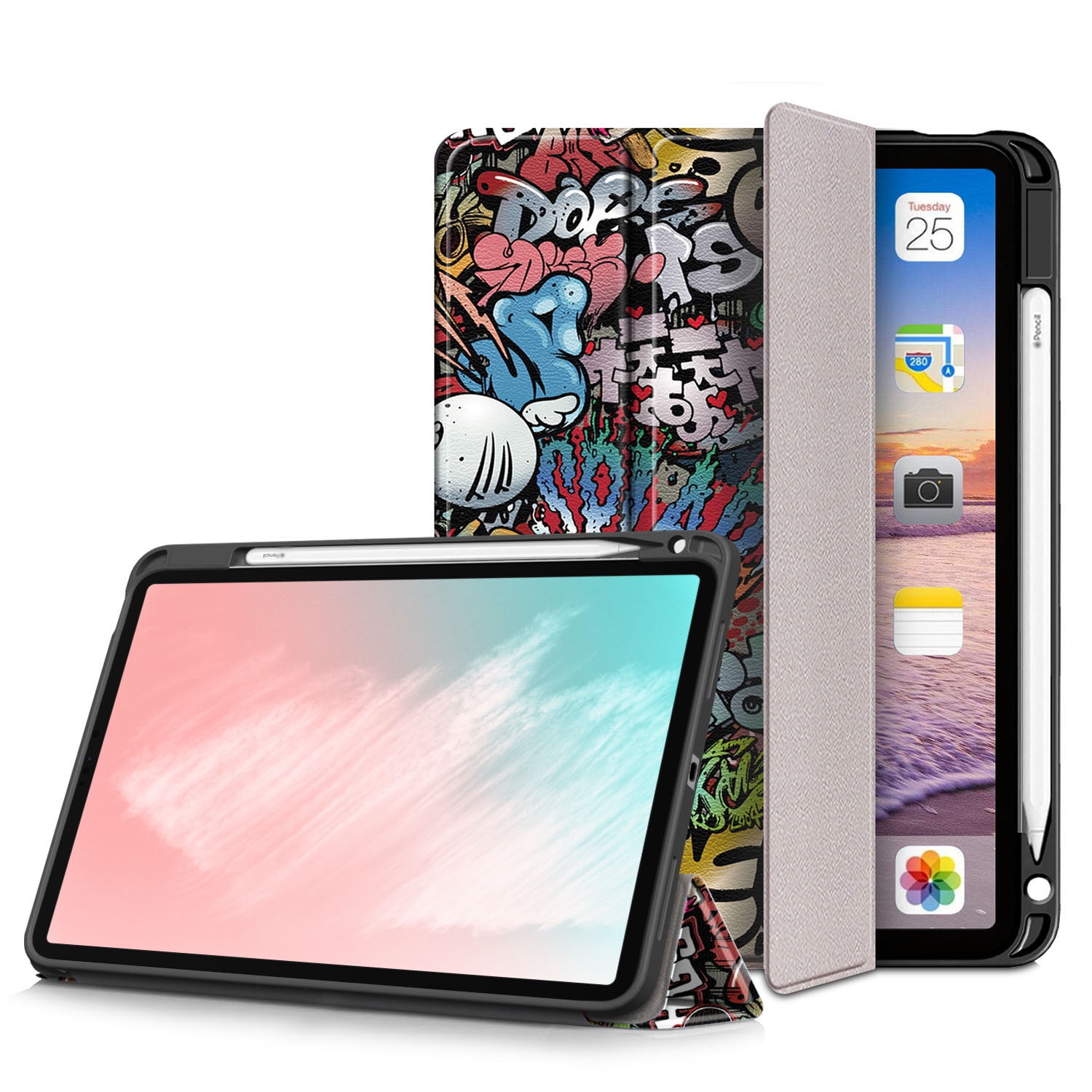GSFY Case for 2024 iPad Air 11 Inch 6th Gen (M2), Slim PU Leather ...