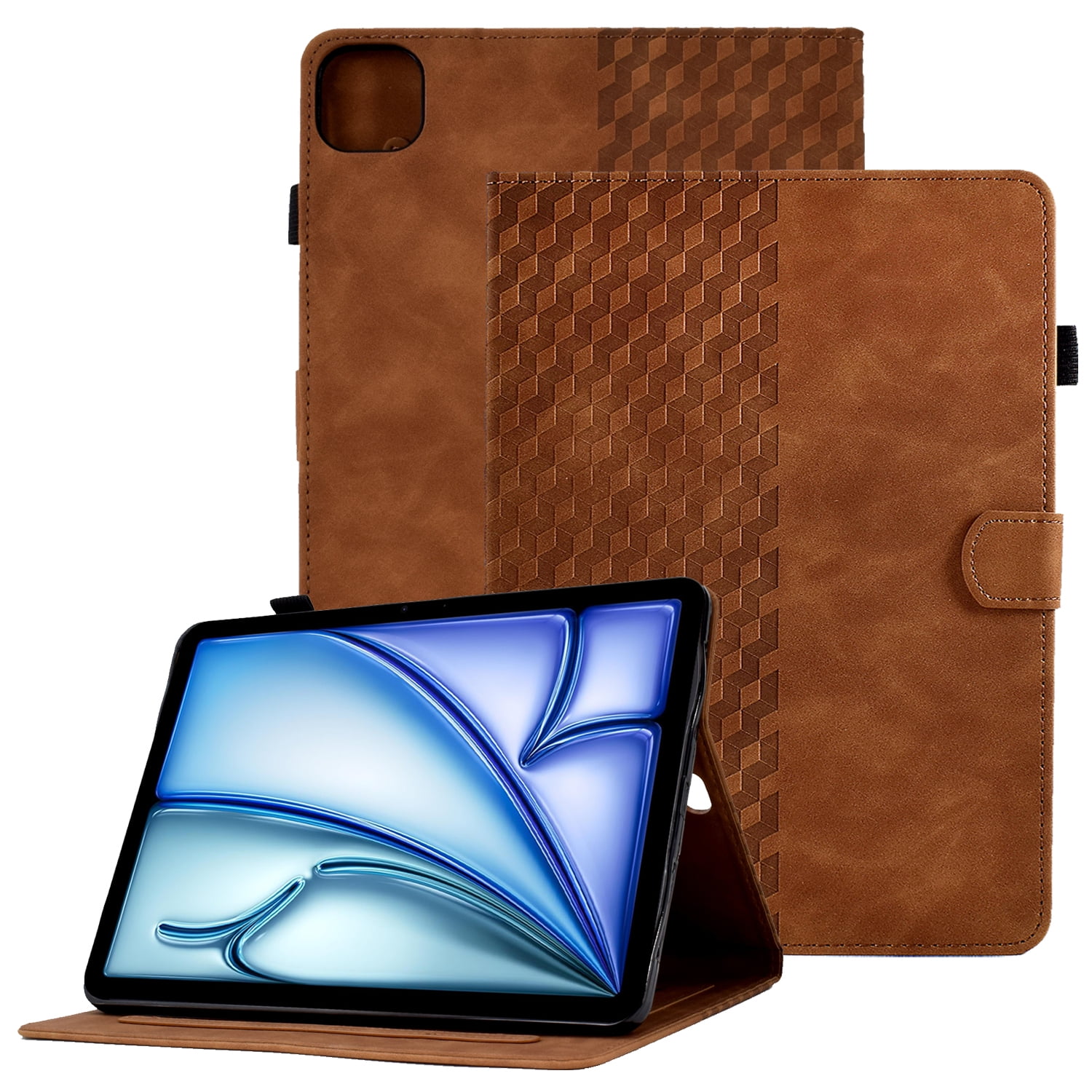 GSFY Case for 2024 iPad Air 11 Inch M2, PU Leather Slim Wallet Stand ...