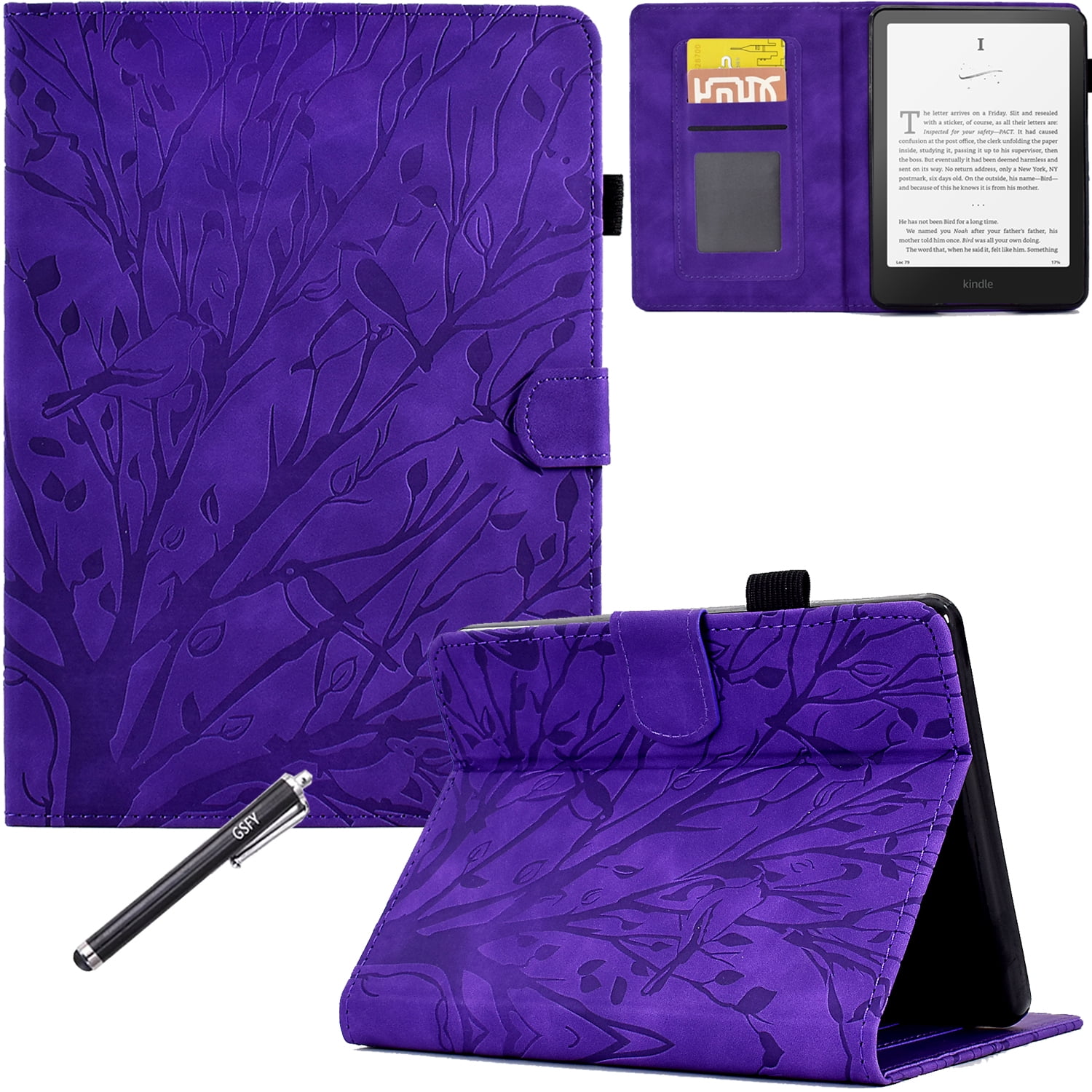 GSFY Case for All-new 7" Kindle Paperwhite 12th Gen 2024 & Kindle ...