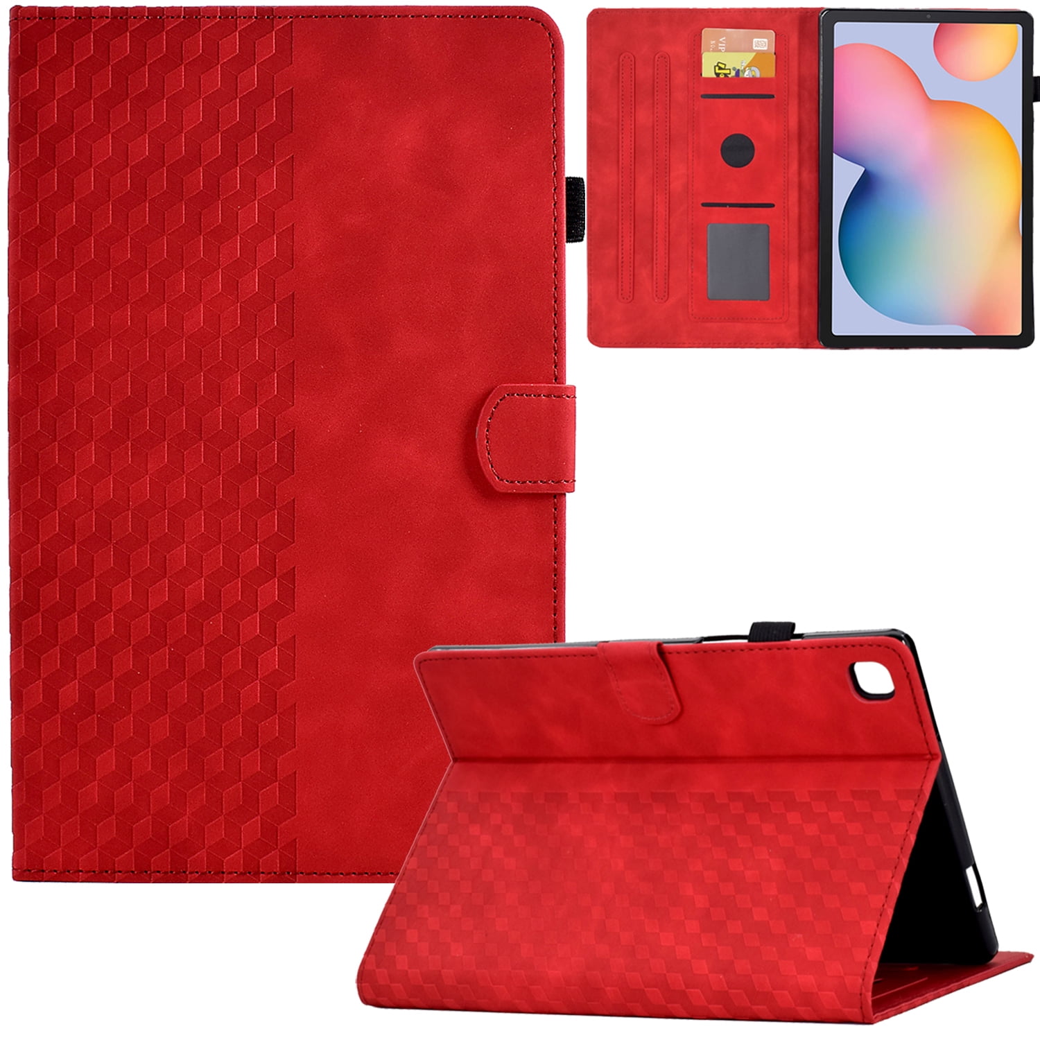 GSFY Case for Galaxy Tab S6 Lite 10.4 inch 2024/2022/2020, PU Leather ...