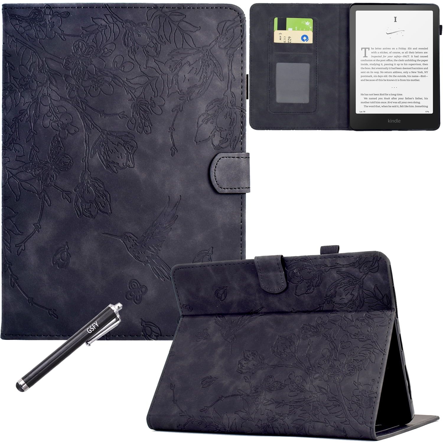 GSFY Case for Kindle Paperwhite (12th Generation, 2024), PU Leather ...