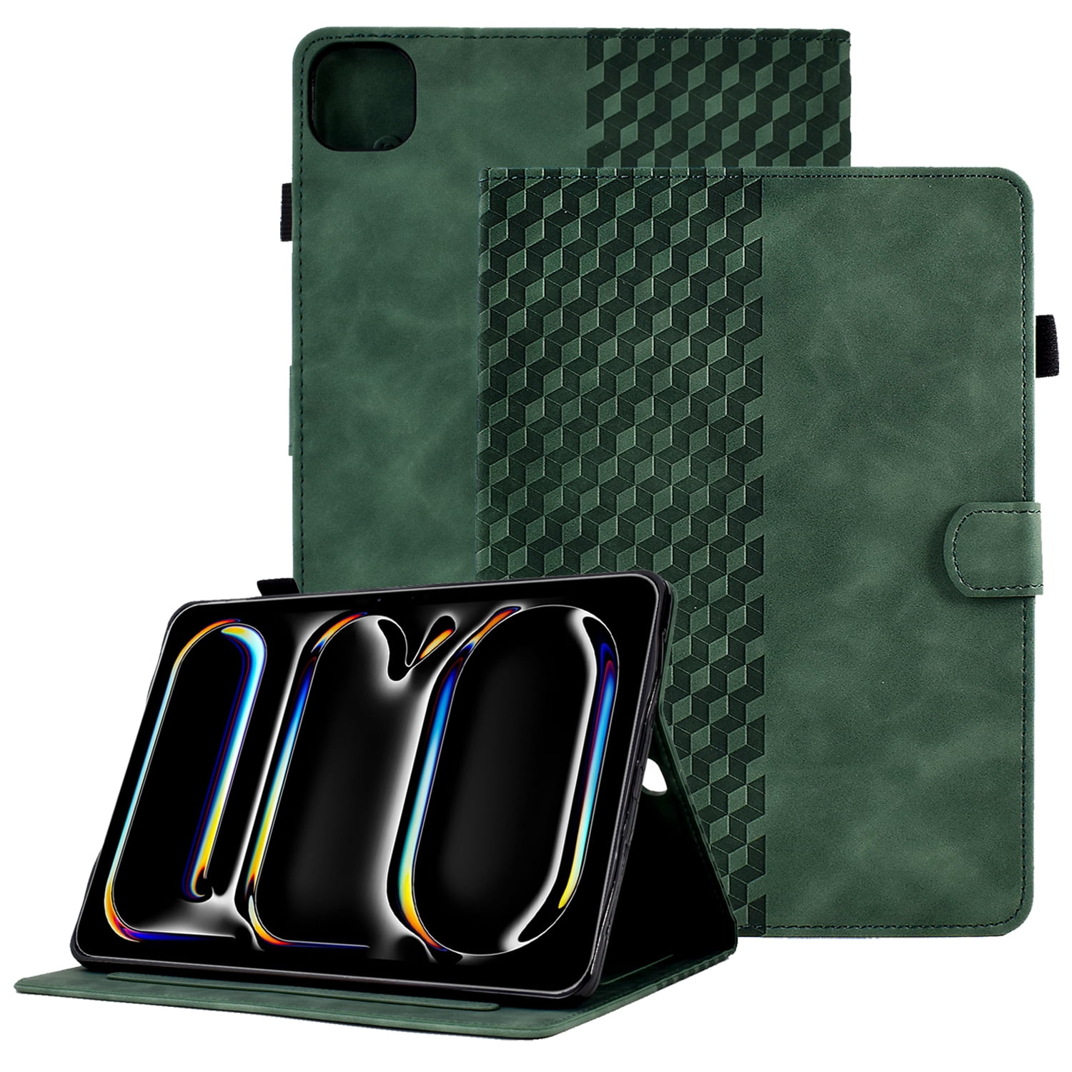 GSFY Case for iPad Pro 11 Inch (M4) 2024 (5th Gen), PU Leather Slim ...