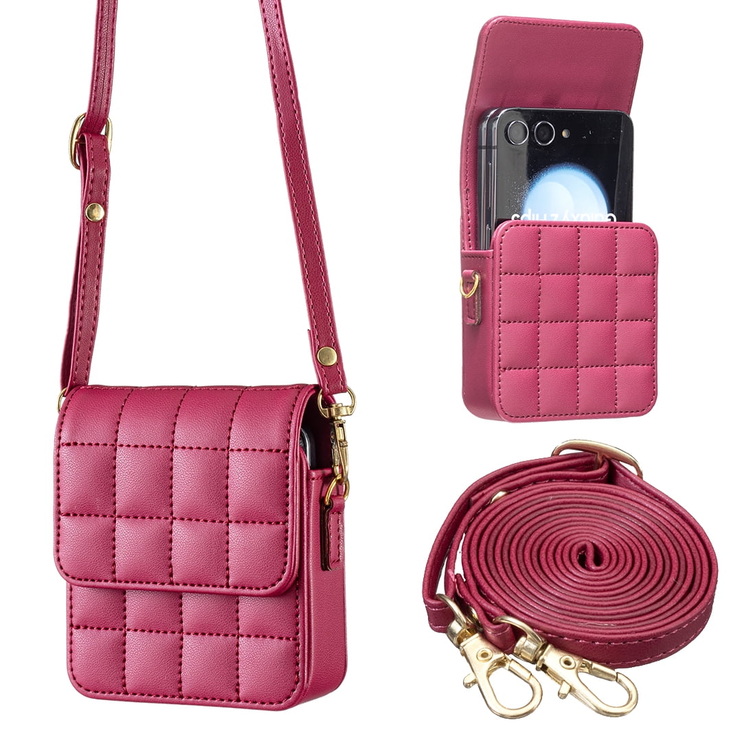 GSFY Womens Small Crossbody Wallet Phone Case, PU Leather Magnetic ...