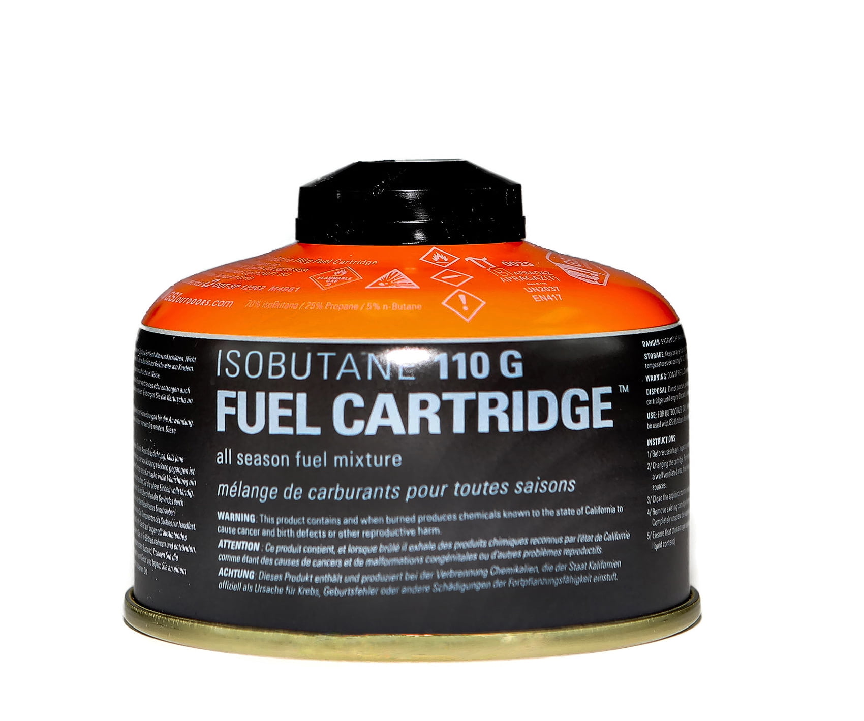 GSI 110G Iso-Butane Gas Fuel Canister Four Season Mix - Walmart.com