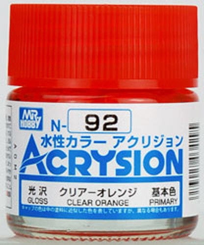 GSI Creos MR. Hobby Aqueous Acrysion N92 Clear Orange 10mL Acrylic ...