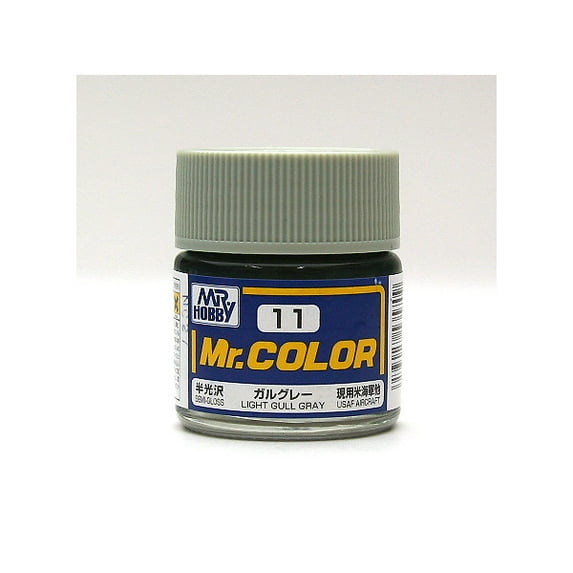 GSI Creos MR. Hobby Mr Color MR-011 Light Gull Gray 10mL Primary Gloss ...