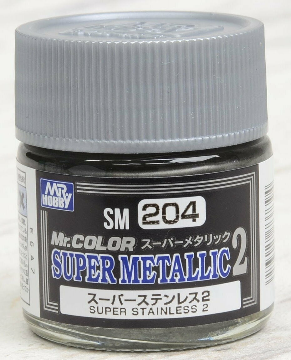 GSI Creos MR. Hobby Mr Color Super Metallic SM204 Super Stainless 2 ...