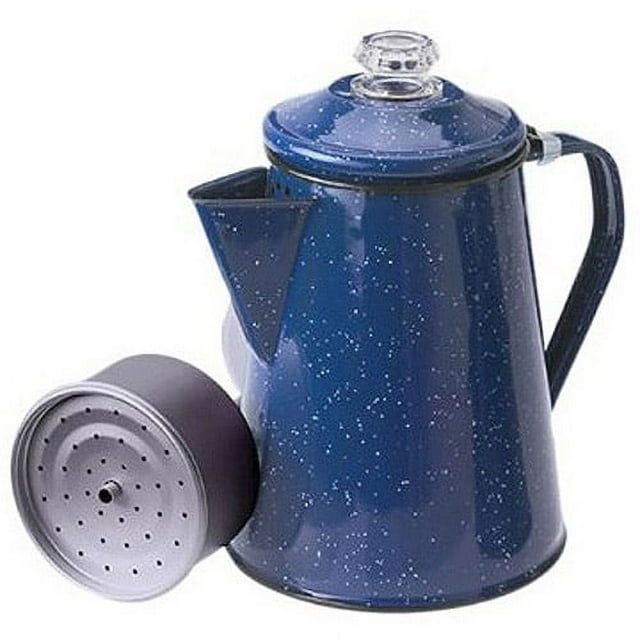 GSI Outdoors Enamel 8 Cup Coffee Percolator for Camp Cooking - Walmart.com