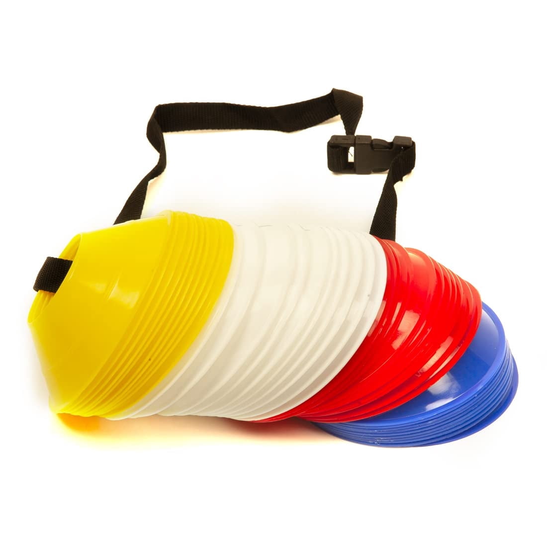 G. S. I. Multicolor Soccer Cones for Agility Drills with Shoulder Strap ...